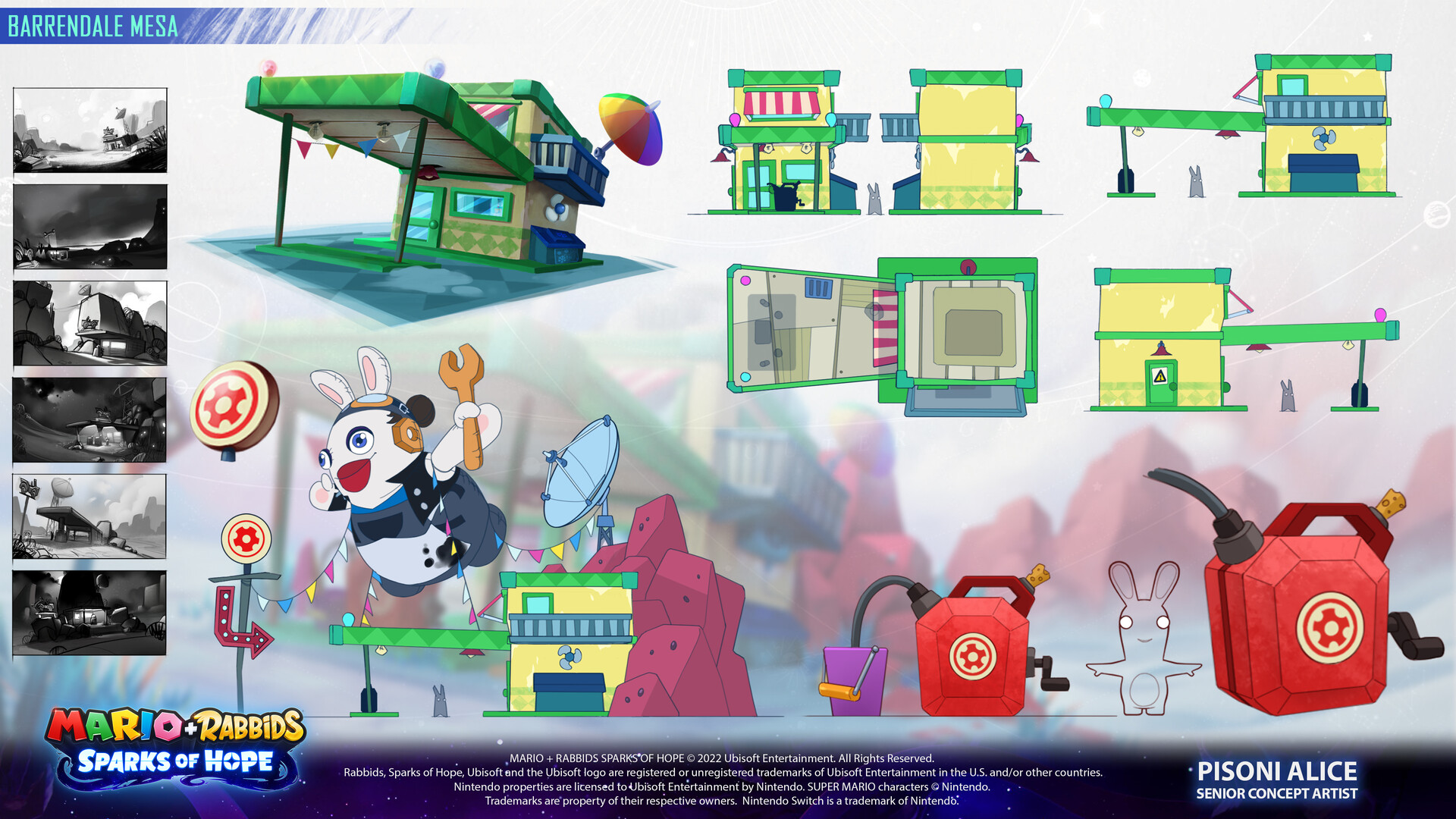 Alice Pisoni - Mario+Rabbids Sparks of Hope - BARRENDALE MESA