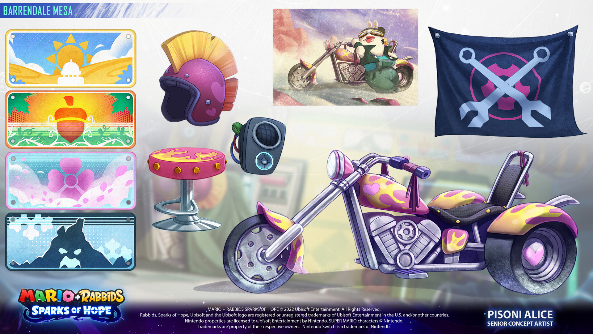 Alice Pisoni - Mario+Rabbids Sparks of Hope - BARRENDALE MESA