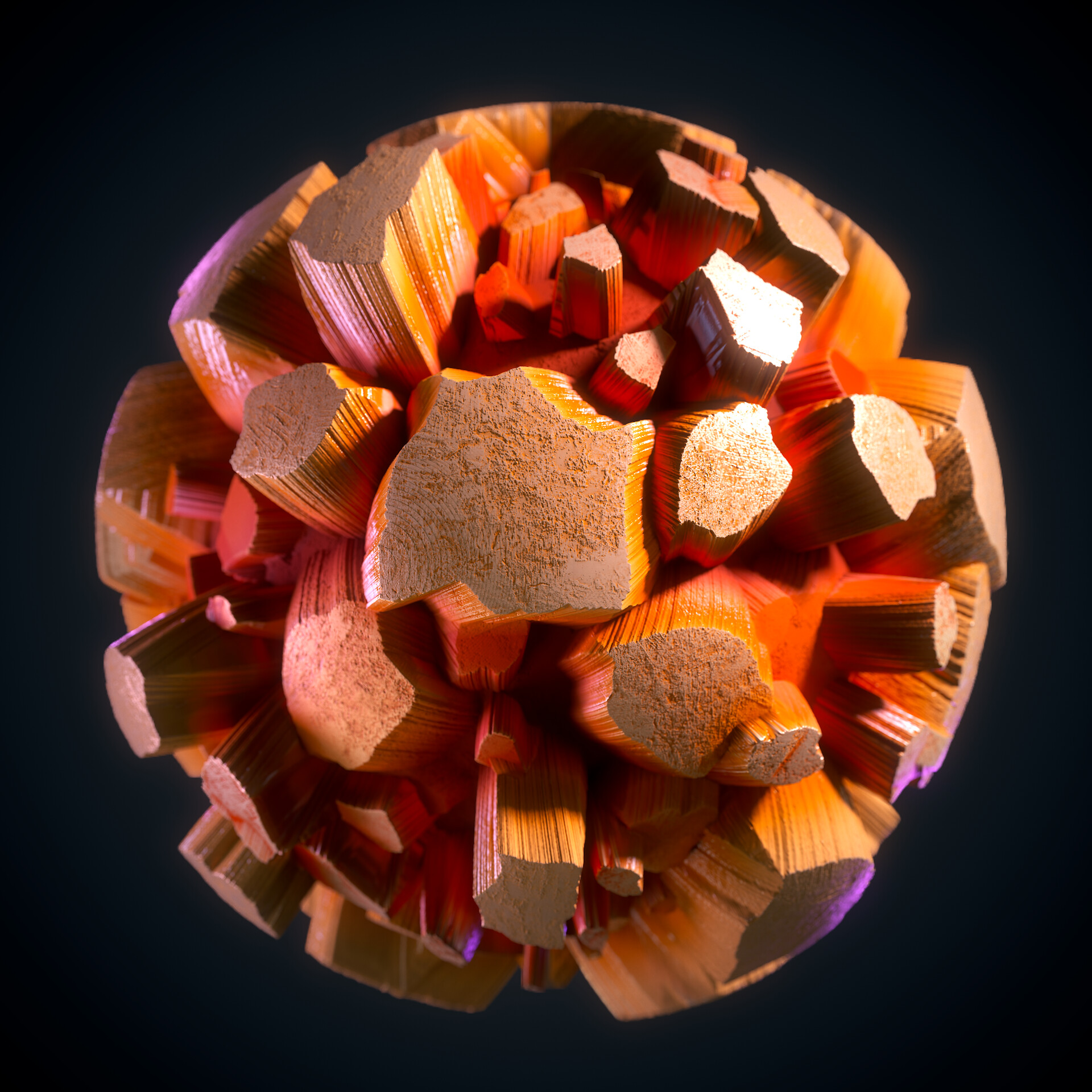 ArtStation - Crystal material (Aragonite) VOL 19 - SBS & Sbsar
