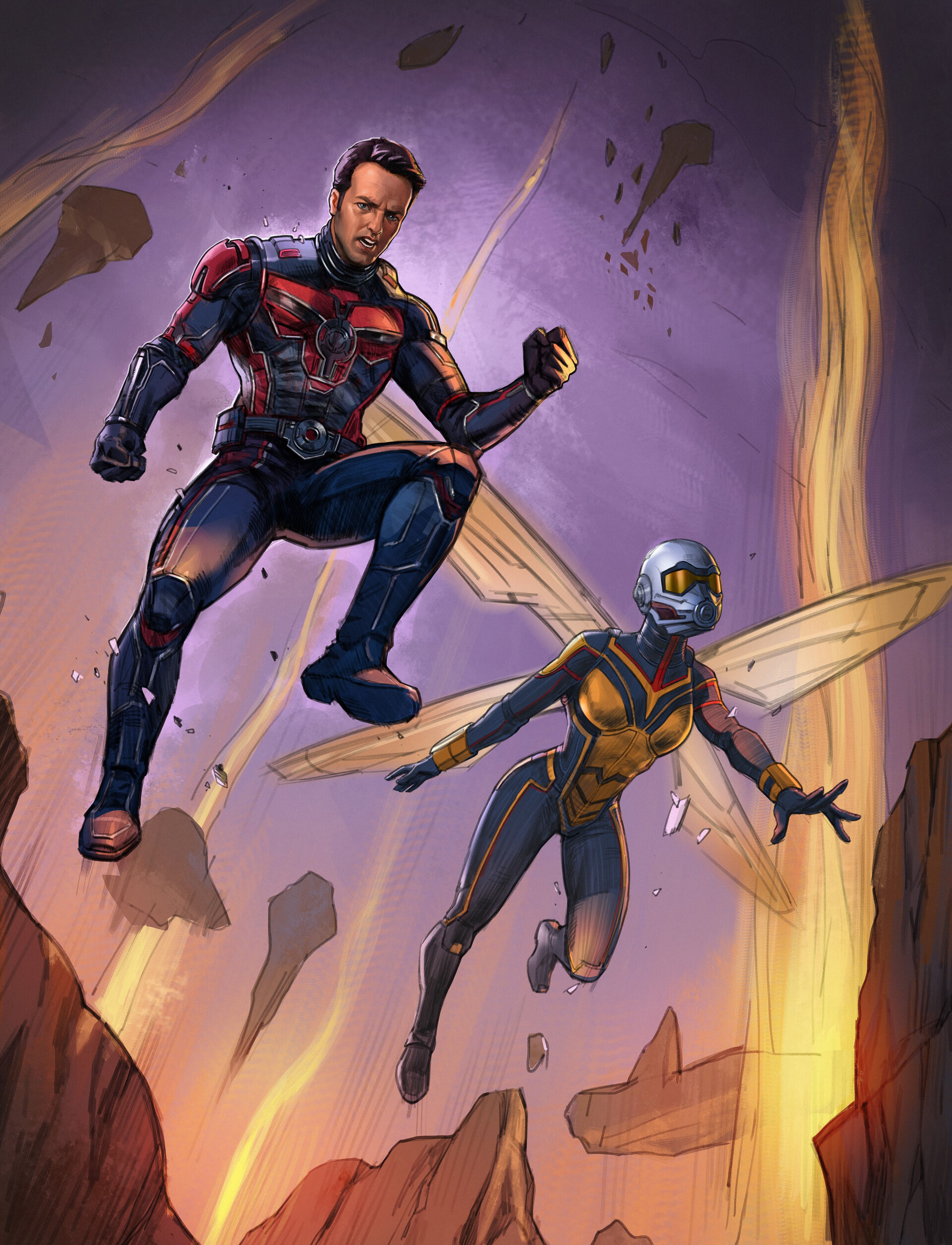 ArtStation - Ant Man and The Wasp (Fan Art)