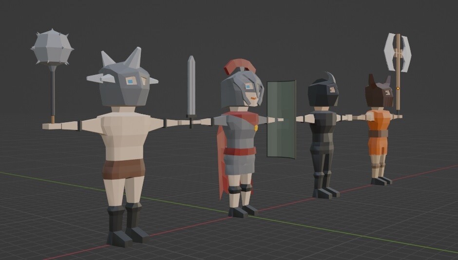ArtStation - 3D Cubic Characters