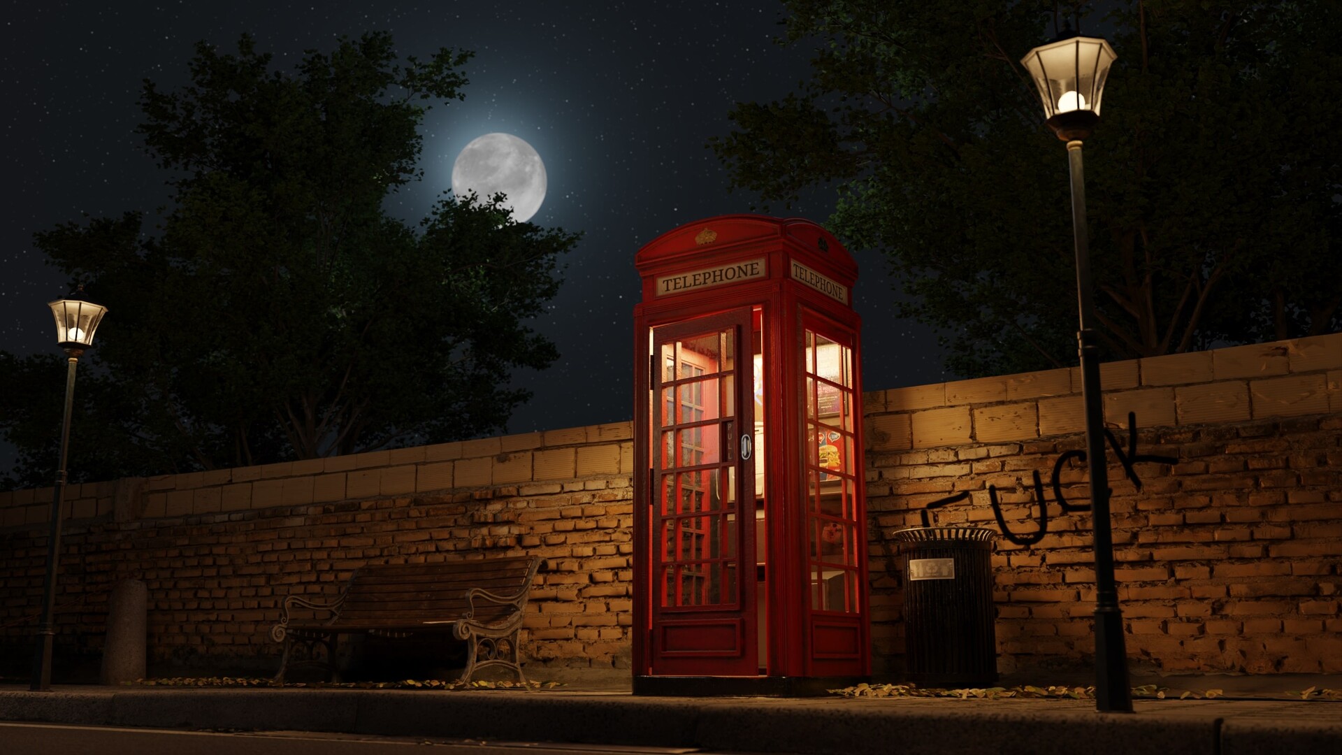 ArtStation - Phone booth