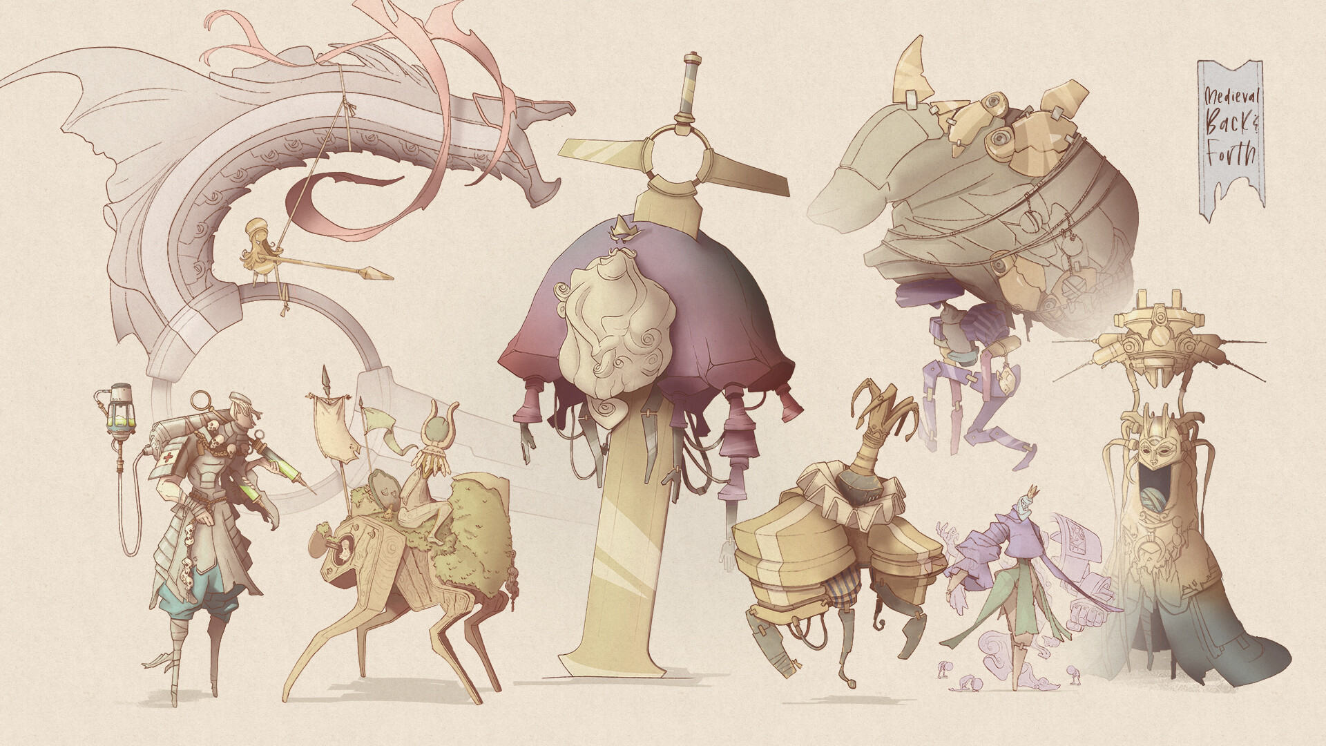 Nova Villanueva - VFX - Stylized medieval knight | Character Design ...