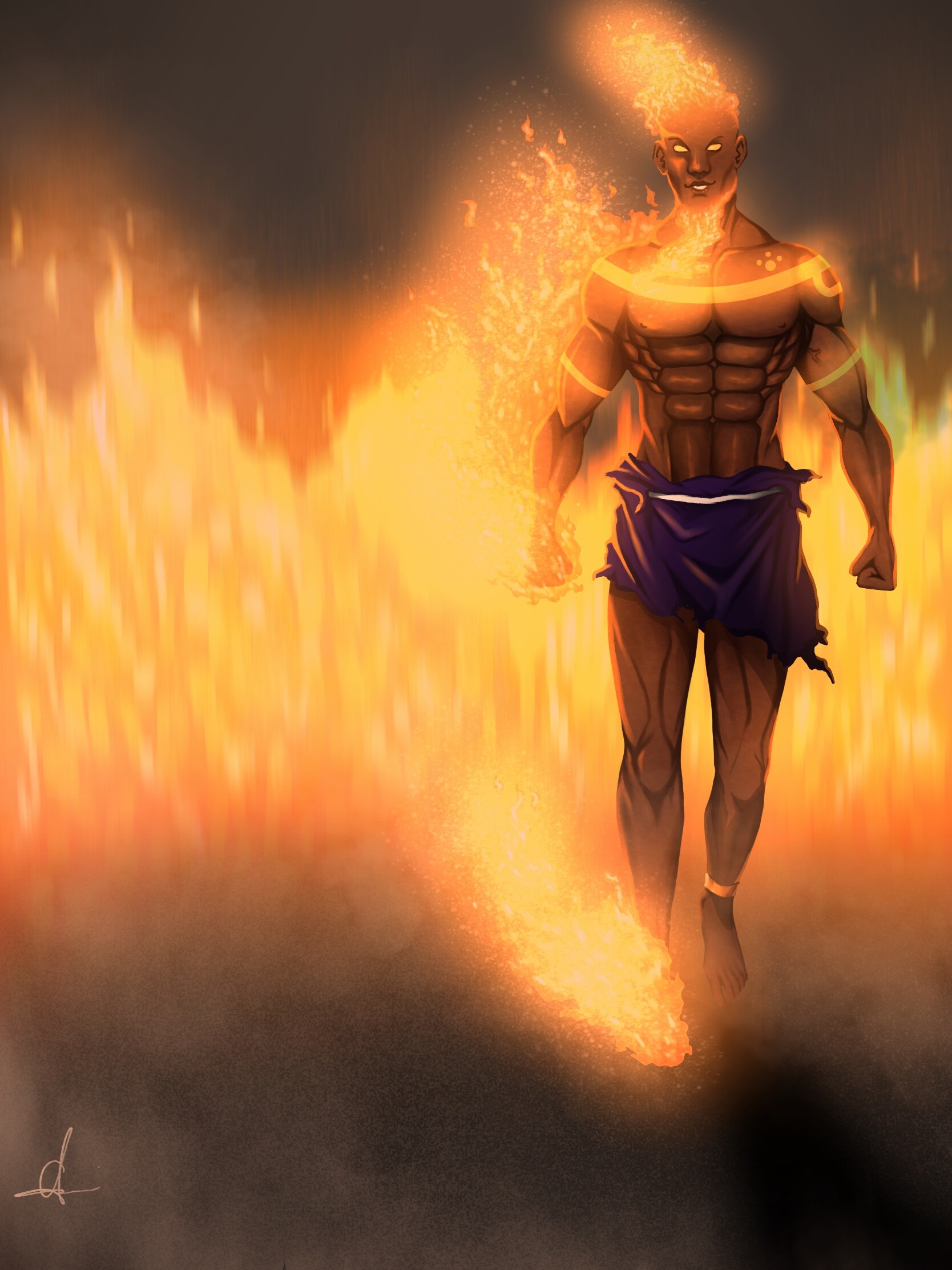 ArtStation - Fire Deity