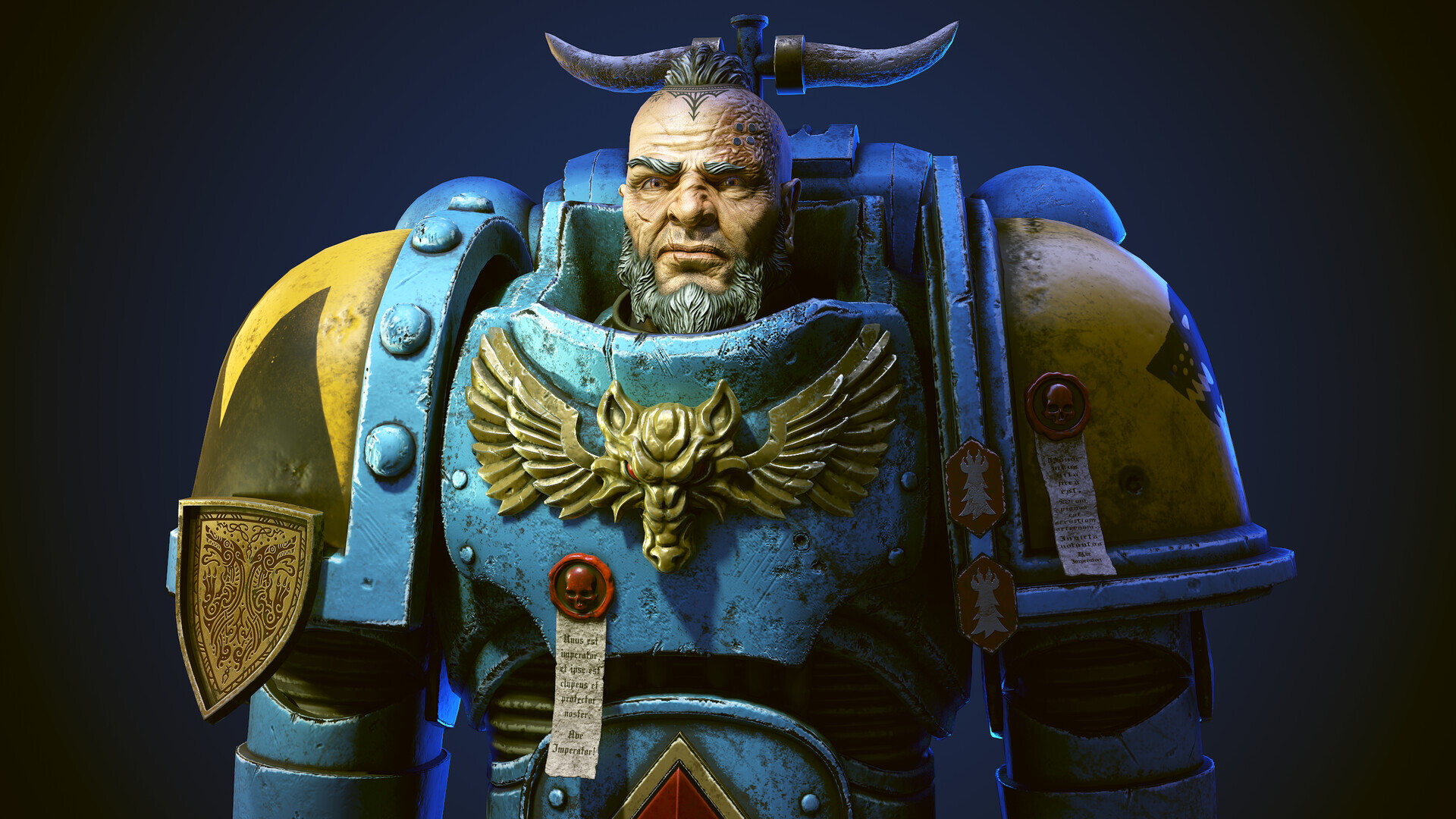 ArtStation - Warhammer 40K Space Wolf