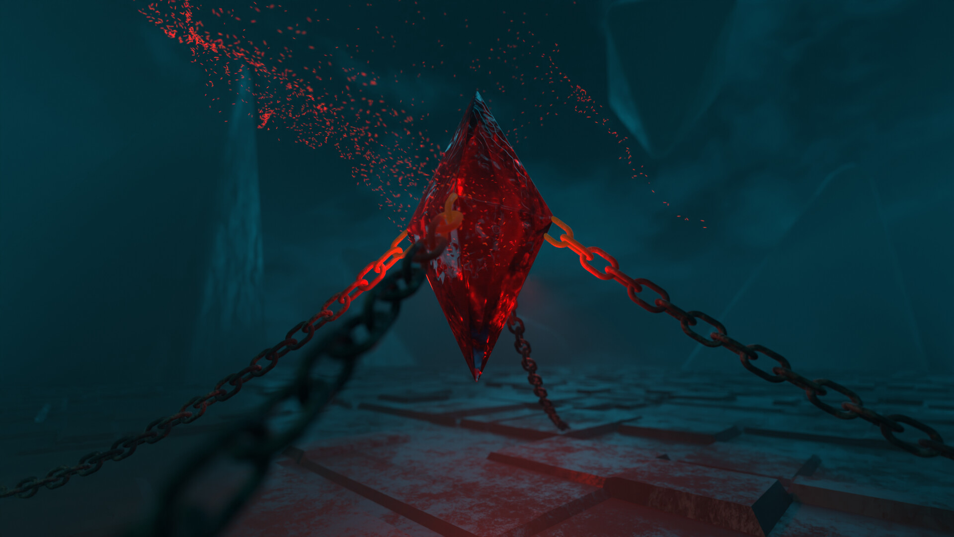 ArtStation - Glowing ruby