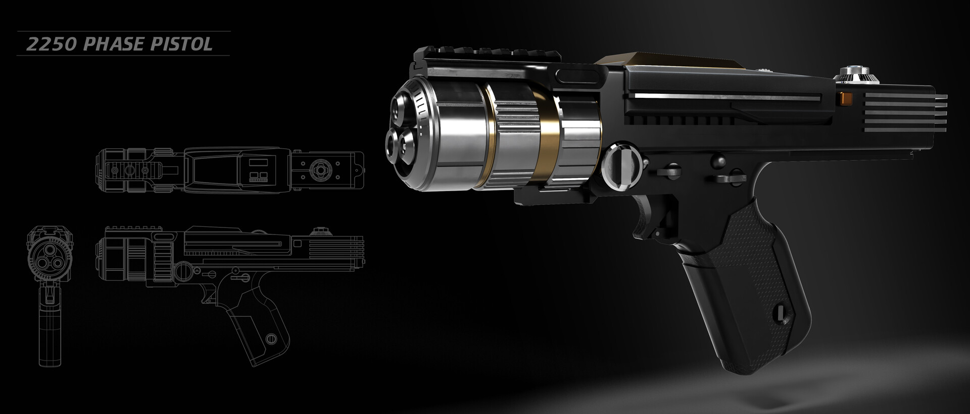 ArtStation - 2250 Phase Pistol
