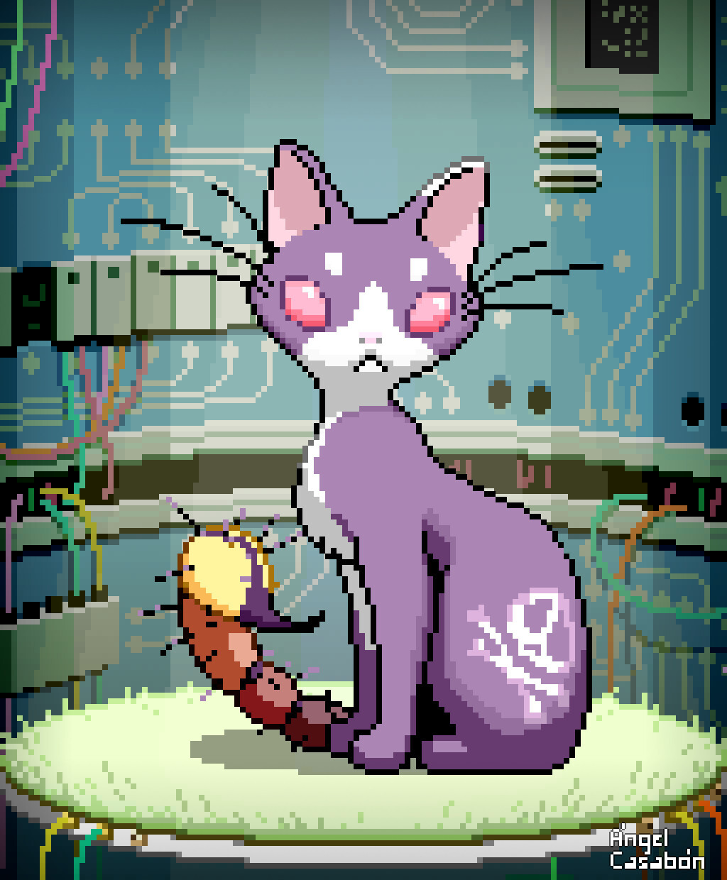 ArtStation - Poison Cat Virtual Pet
