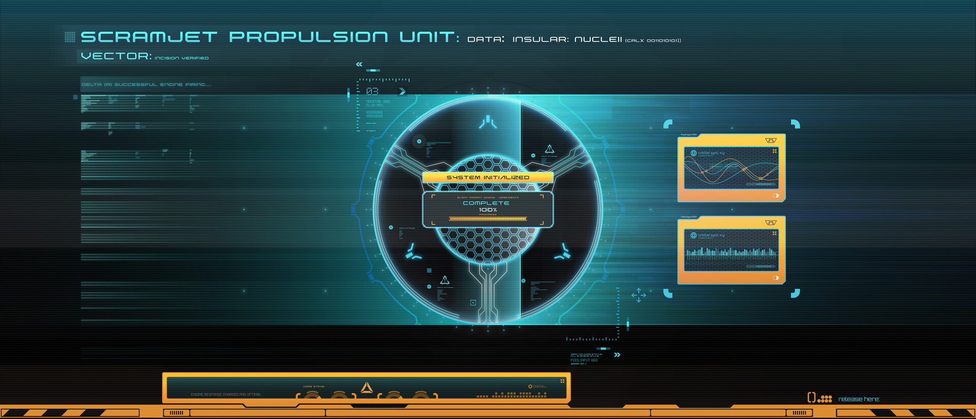 ArtStation - Scanner ui experiments wip