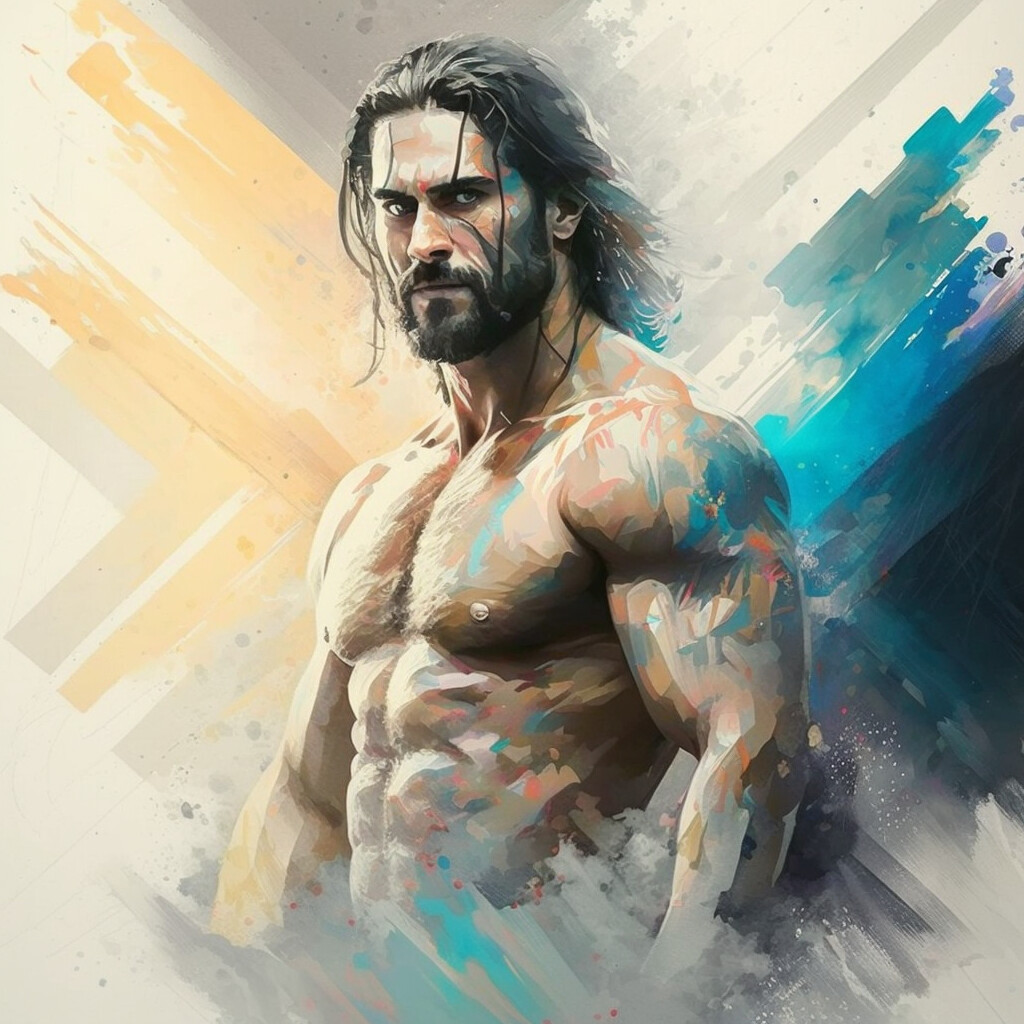 ArtStation - Seth Rollins (WWE)