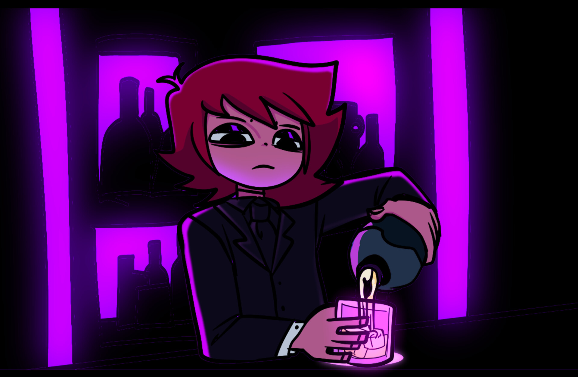 ArtStation - Bartender Maddox