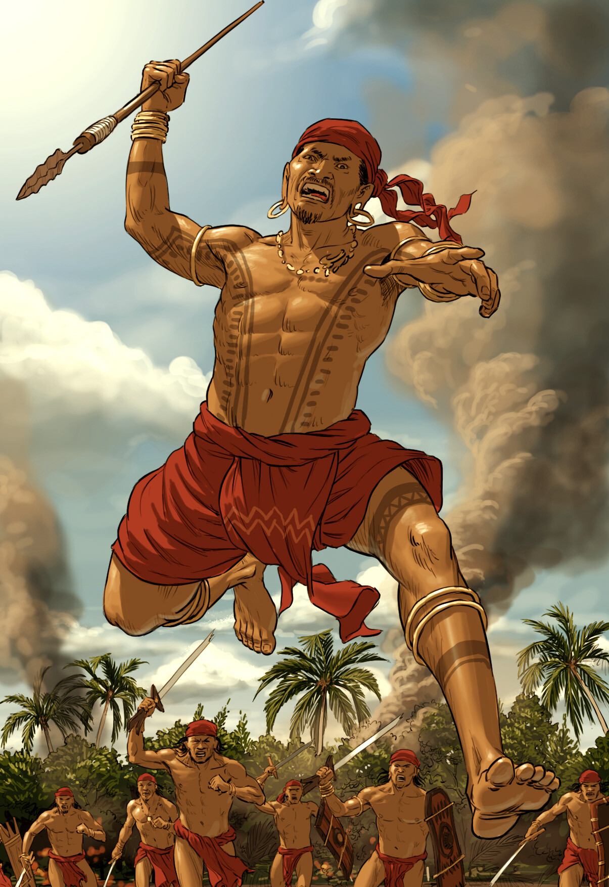 ArtStation - PIGAFETTA graphic novel panel