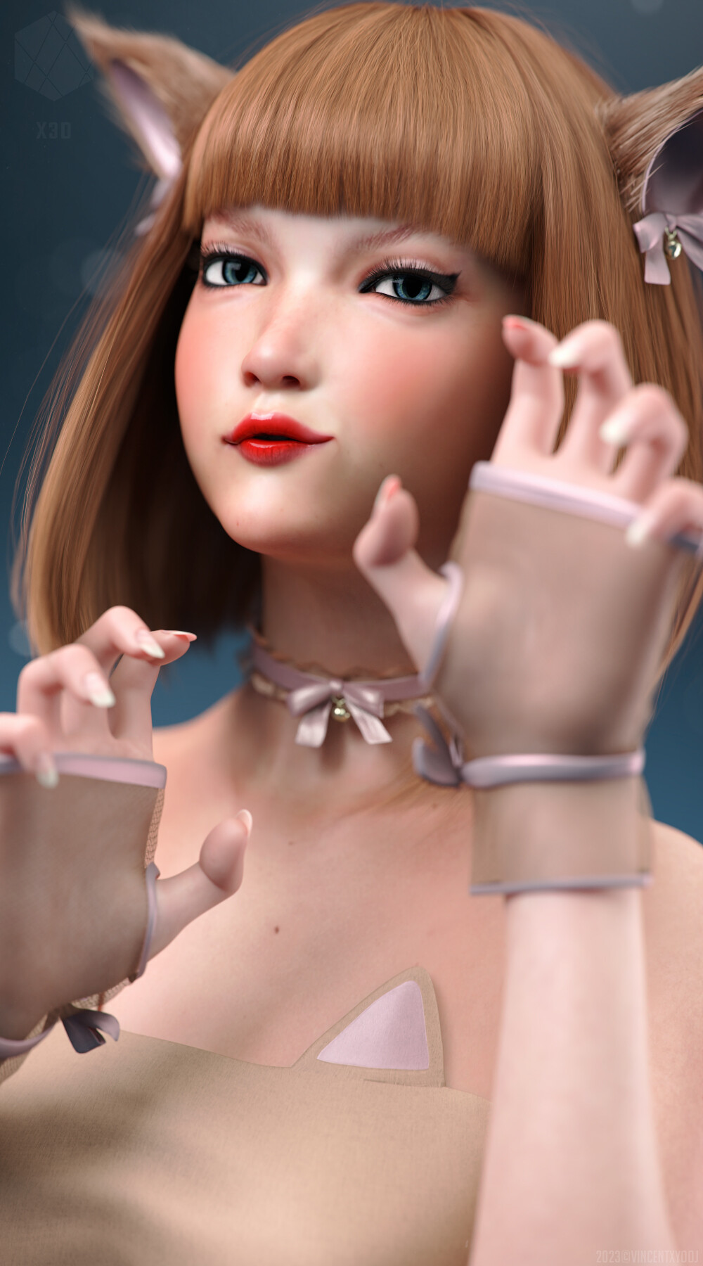 ArtStation - Bramble Catglitter for G8F by Tempesta3D