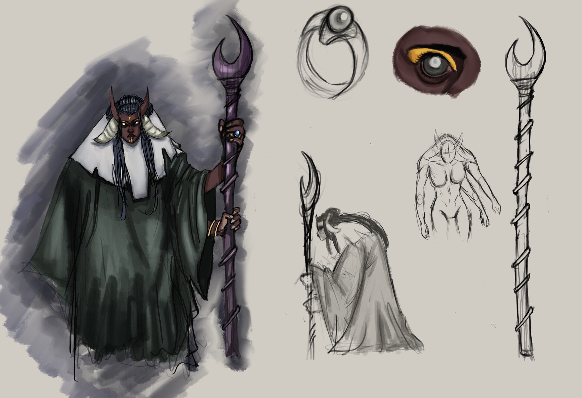 ArtStation - Witch character design