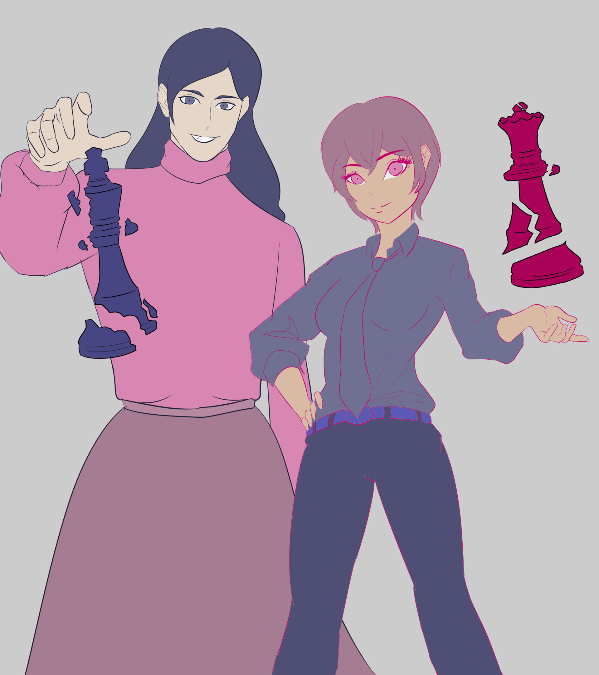 ArtStation - Digital Illustration - Breaking gender norms