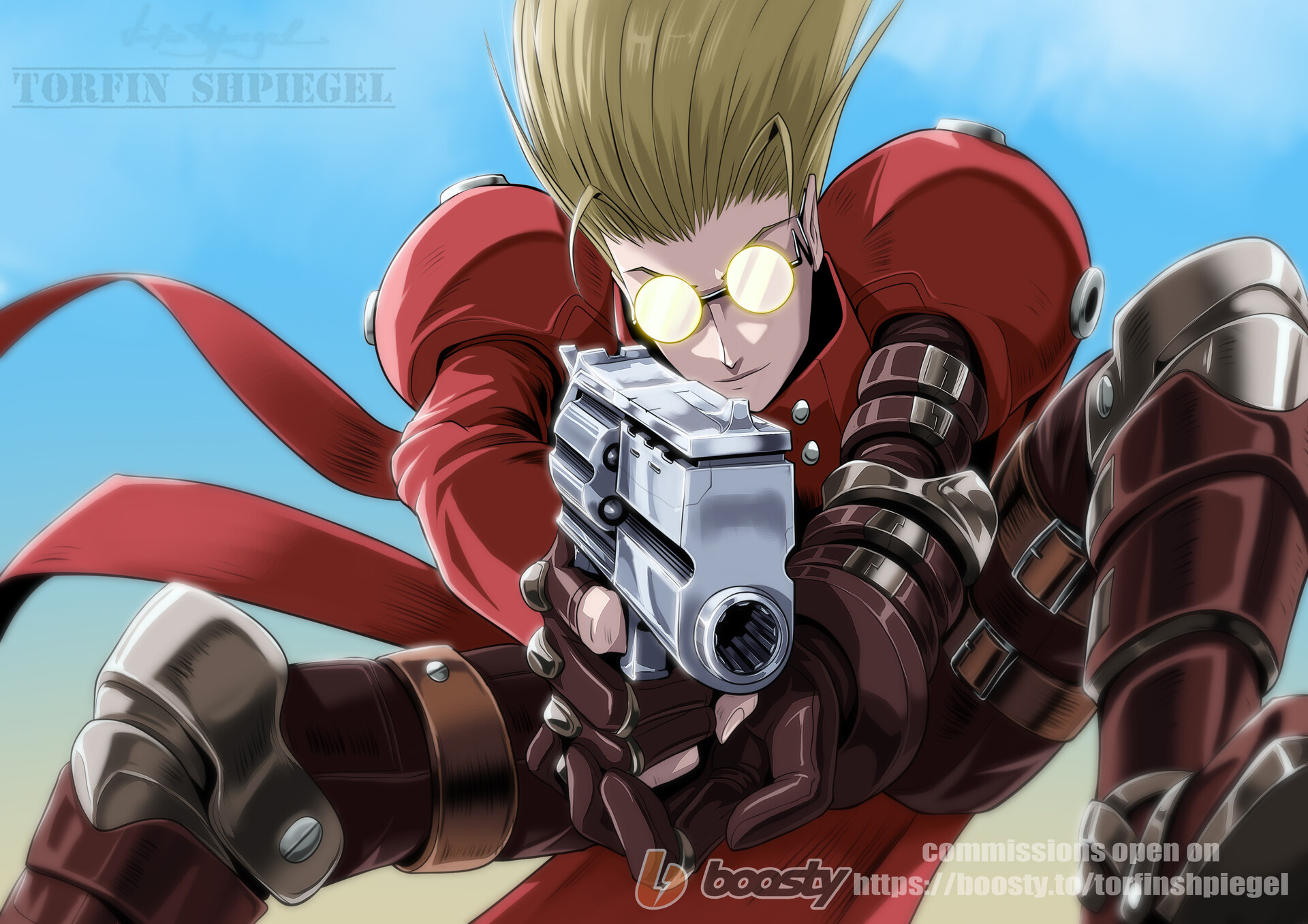 ArtStation - Trigun Vash the Stampede