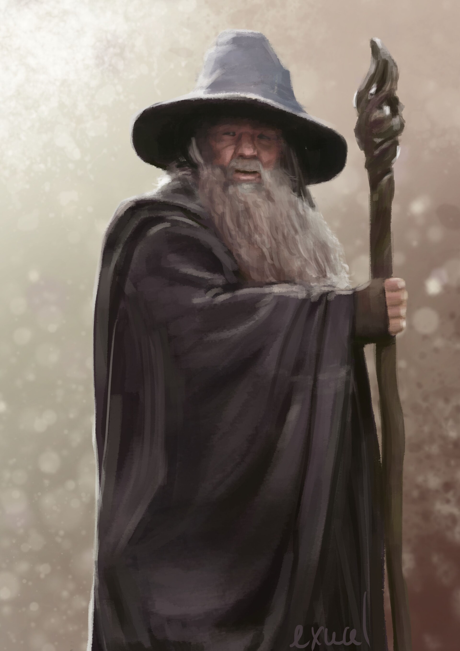ArtStation - Gandalf "The Grey" Fan art