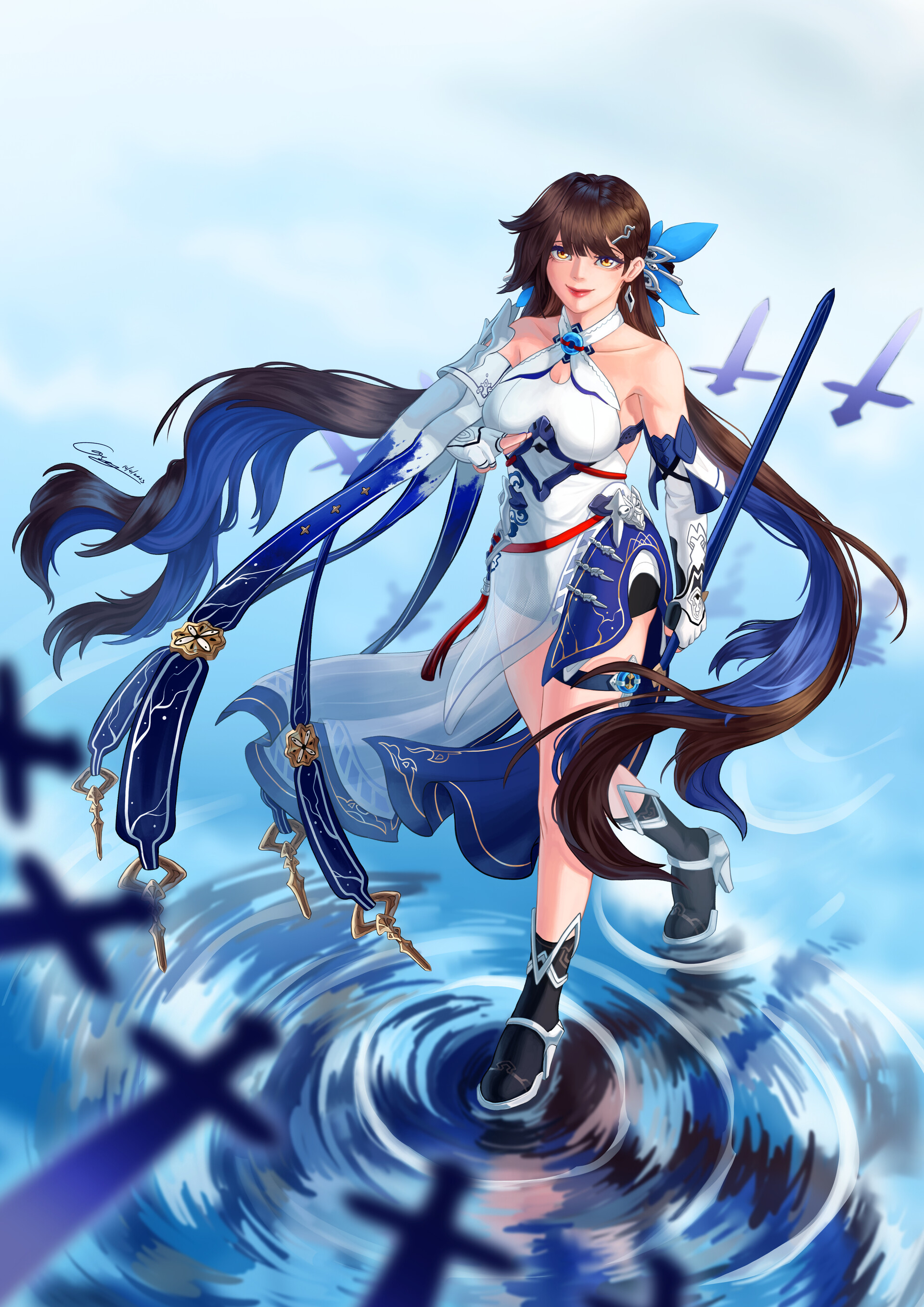 ArtStation - [Fanart] Li Sushang (Honkai Impact 3rd)