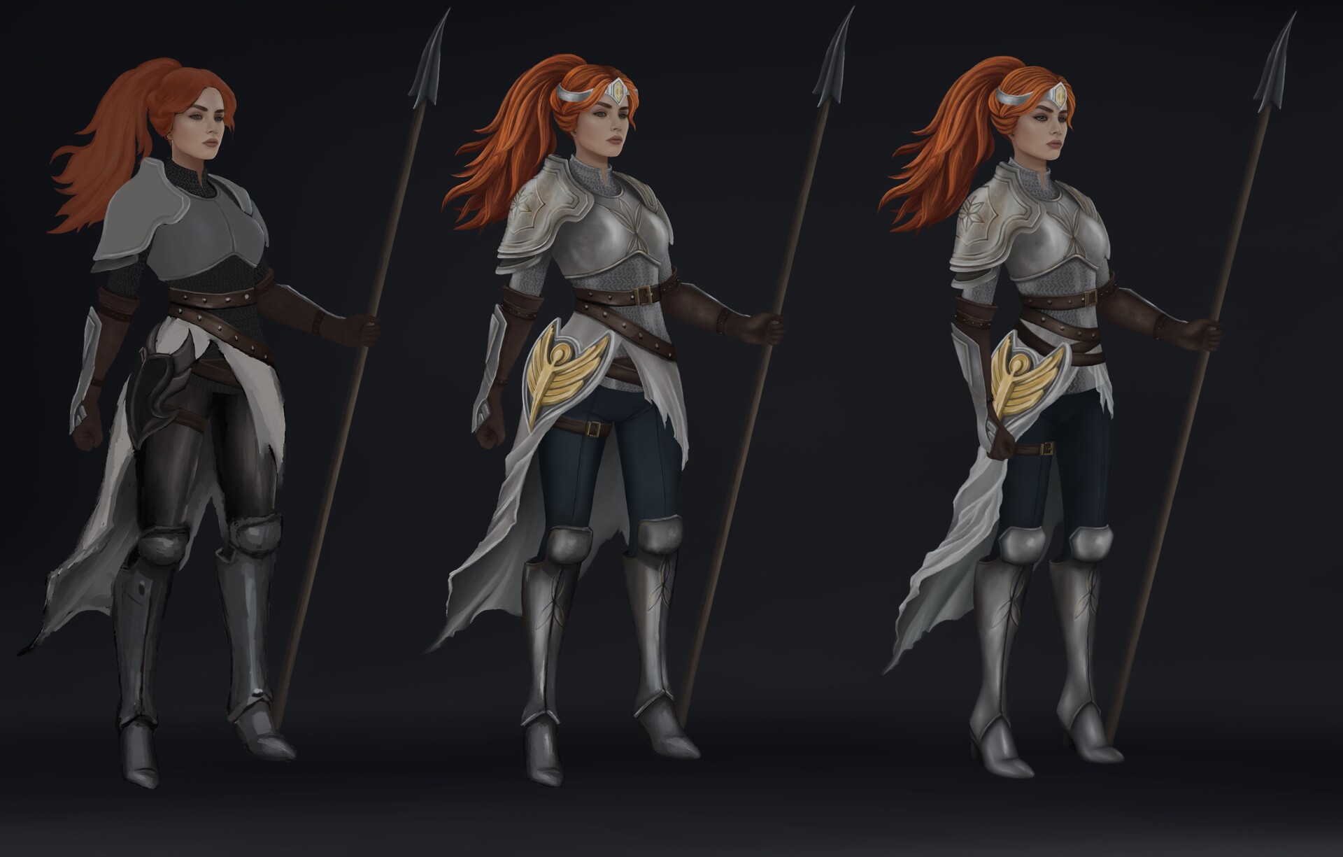 ArtStation - Concept of main character for 2D game