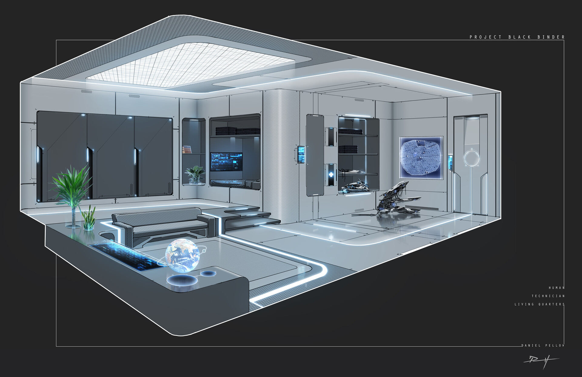 ArtStation - Living quarters concepts