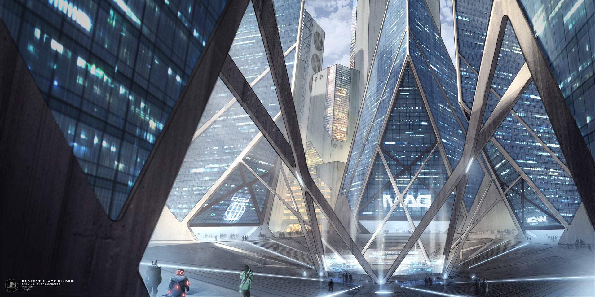 ArtStation - Terminal Plaza Concept