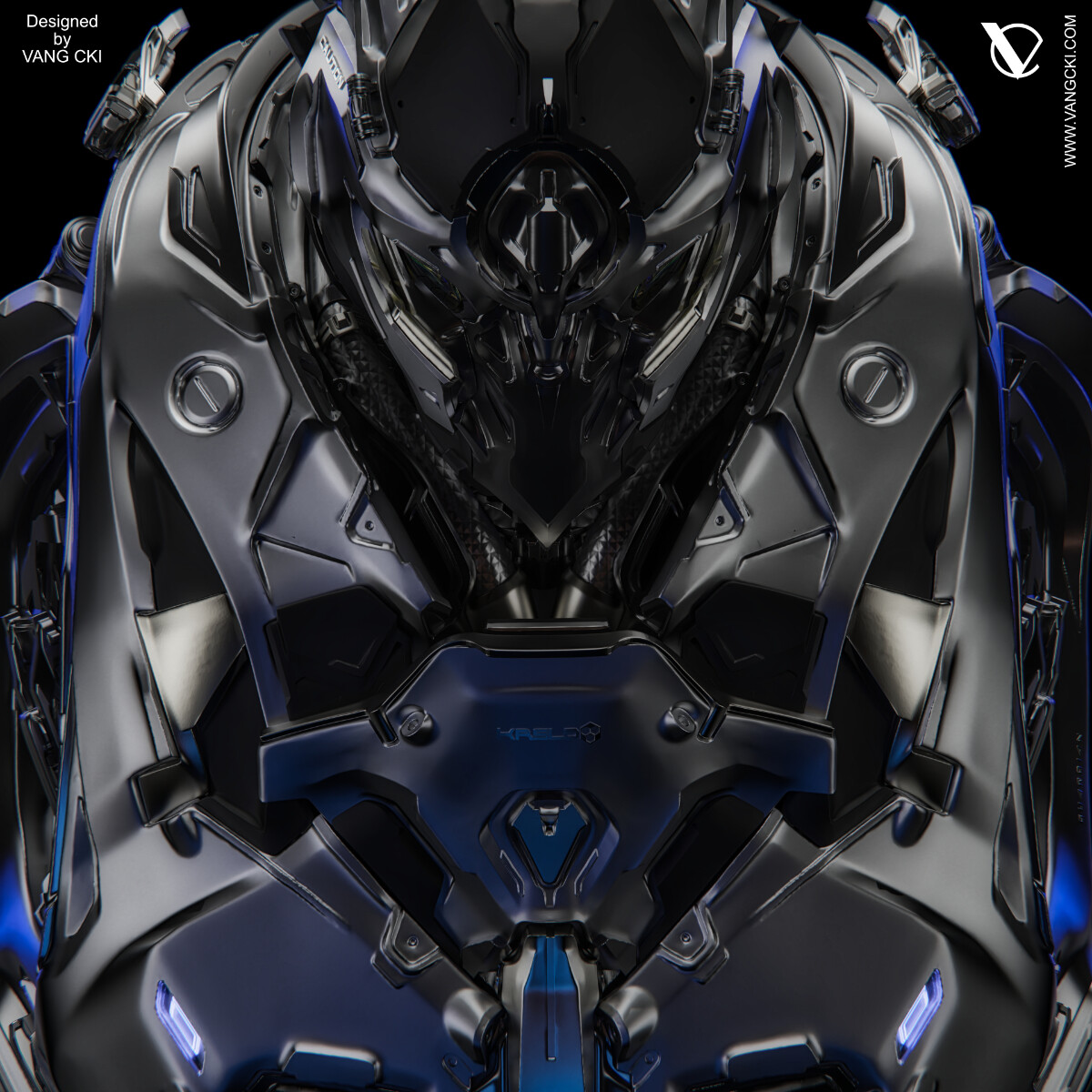 ArtStation - 3D BUST MECH FOR TUTORIAL only on ZBrush