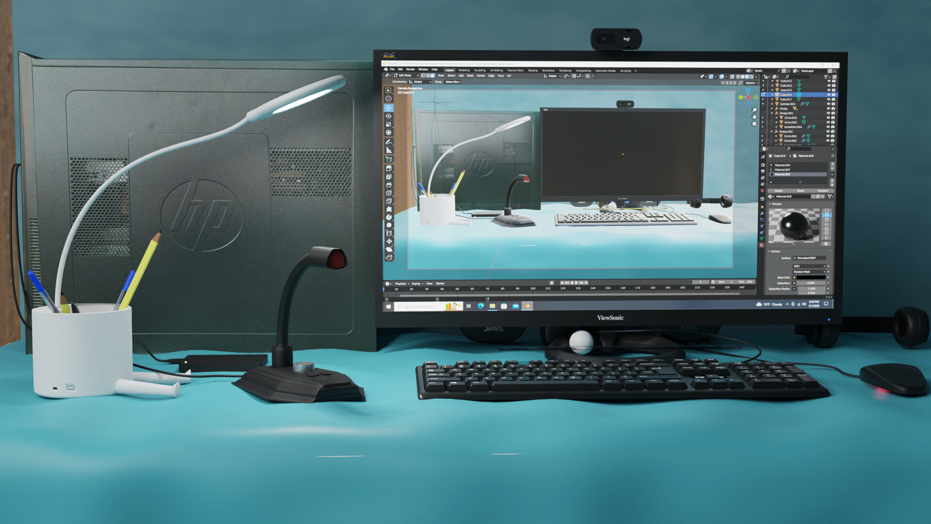 ArtStation - Computer set
