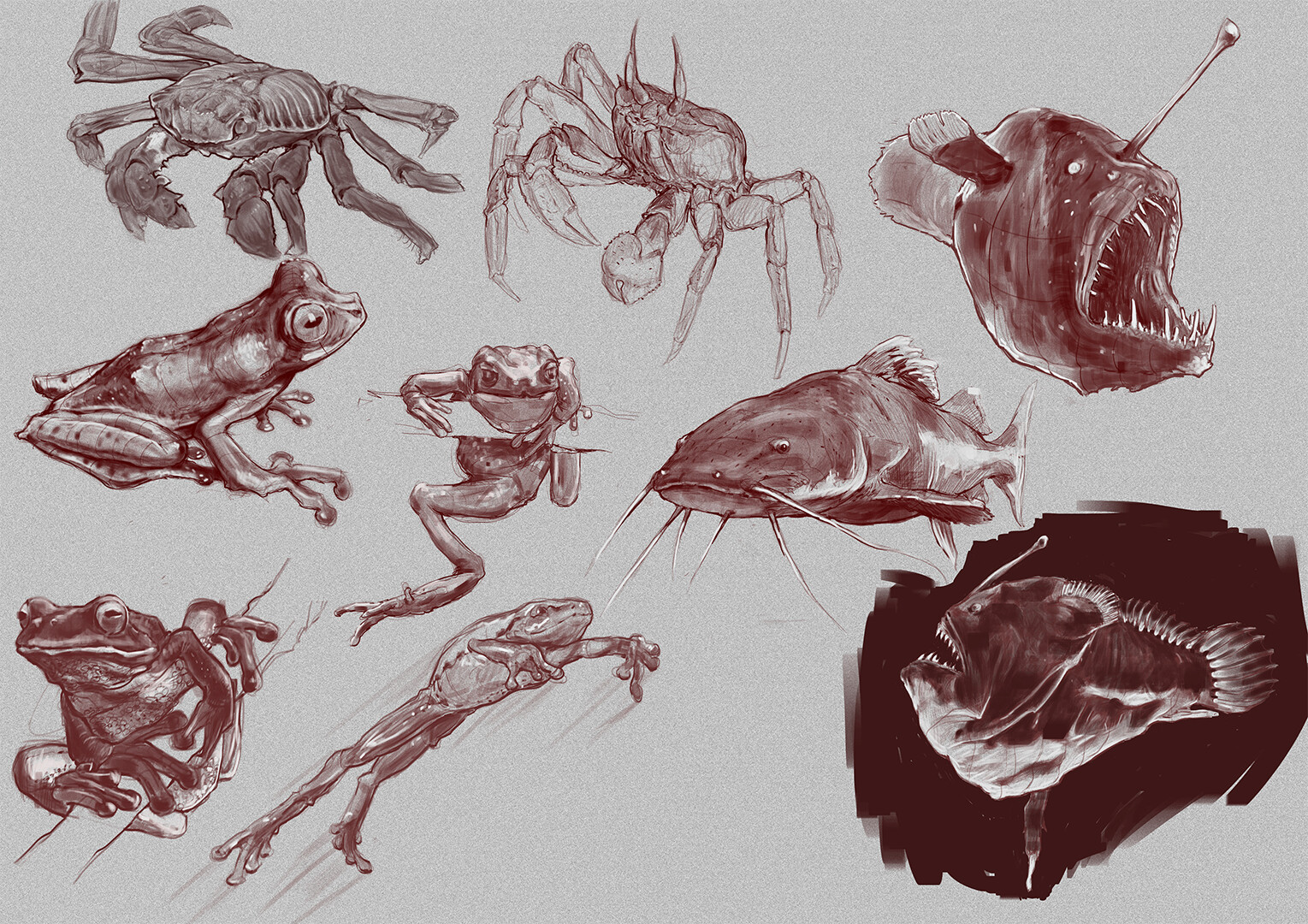 ArtStation - Some drawing exercise