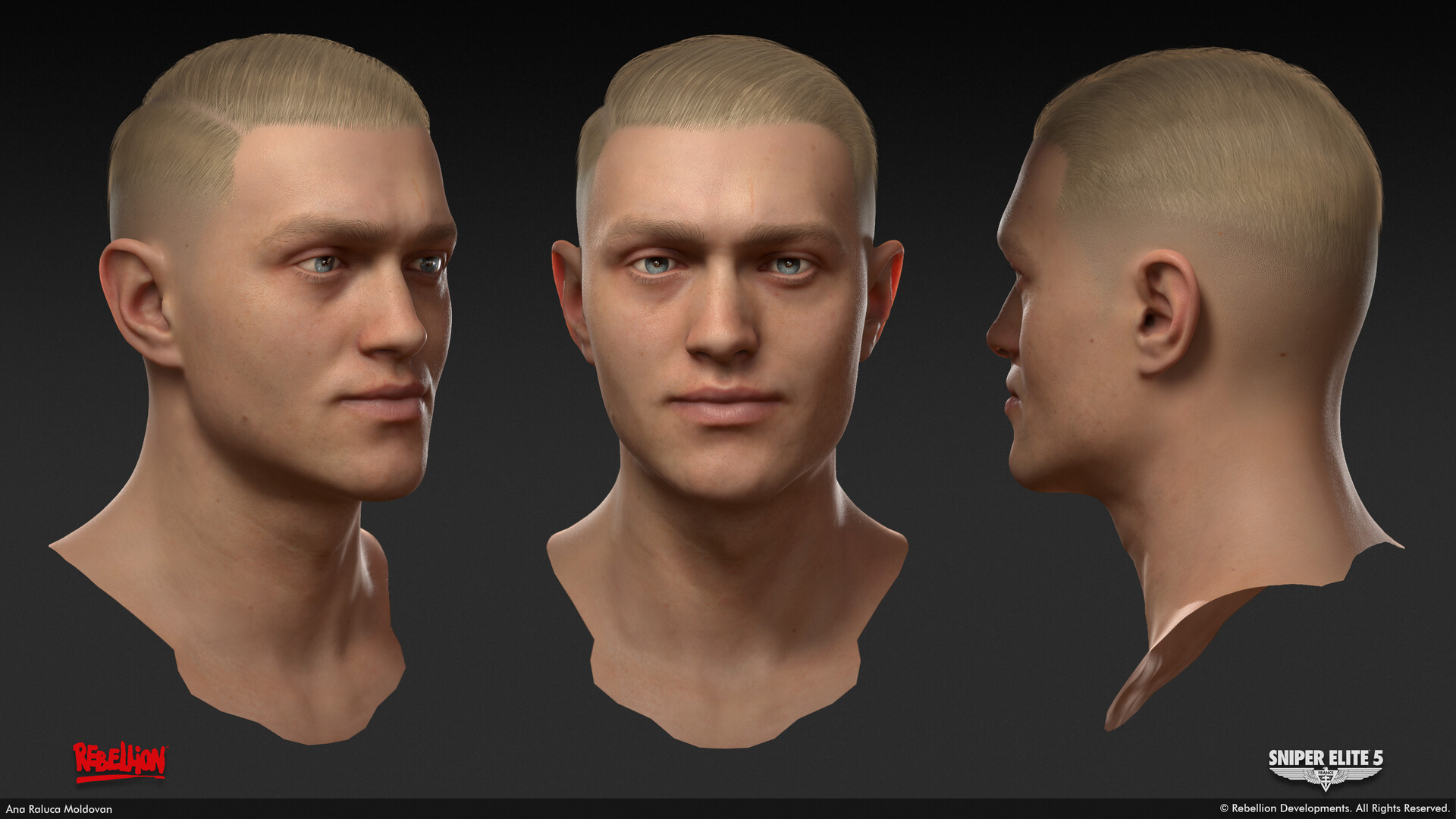 Ana Moldovan - Sniper Elite 5 - Heads & Hair