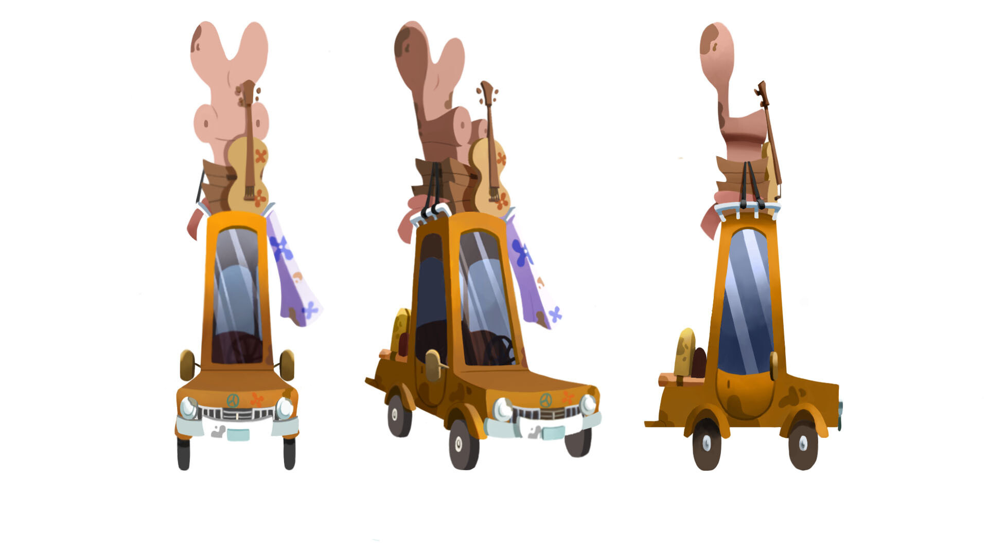 ArtStation - Hippie car