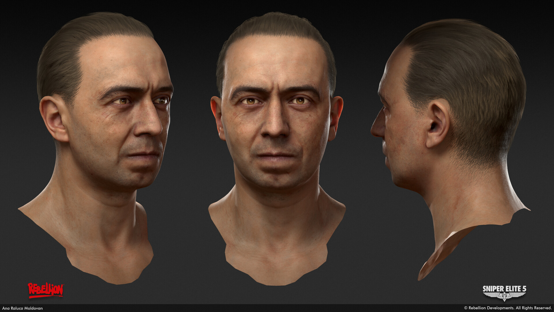 Ana Moldovan - Sniper Elite 5 - Heads & Hair