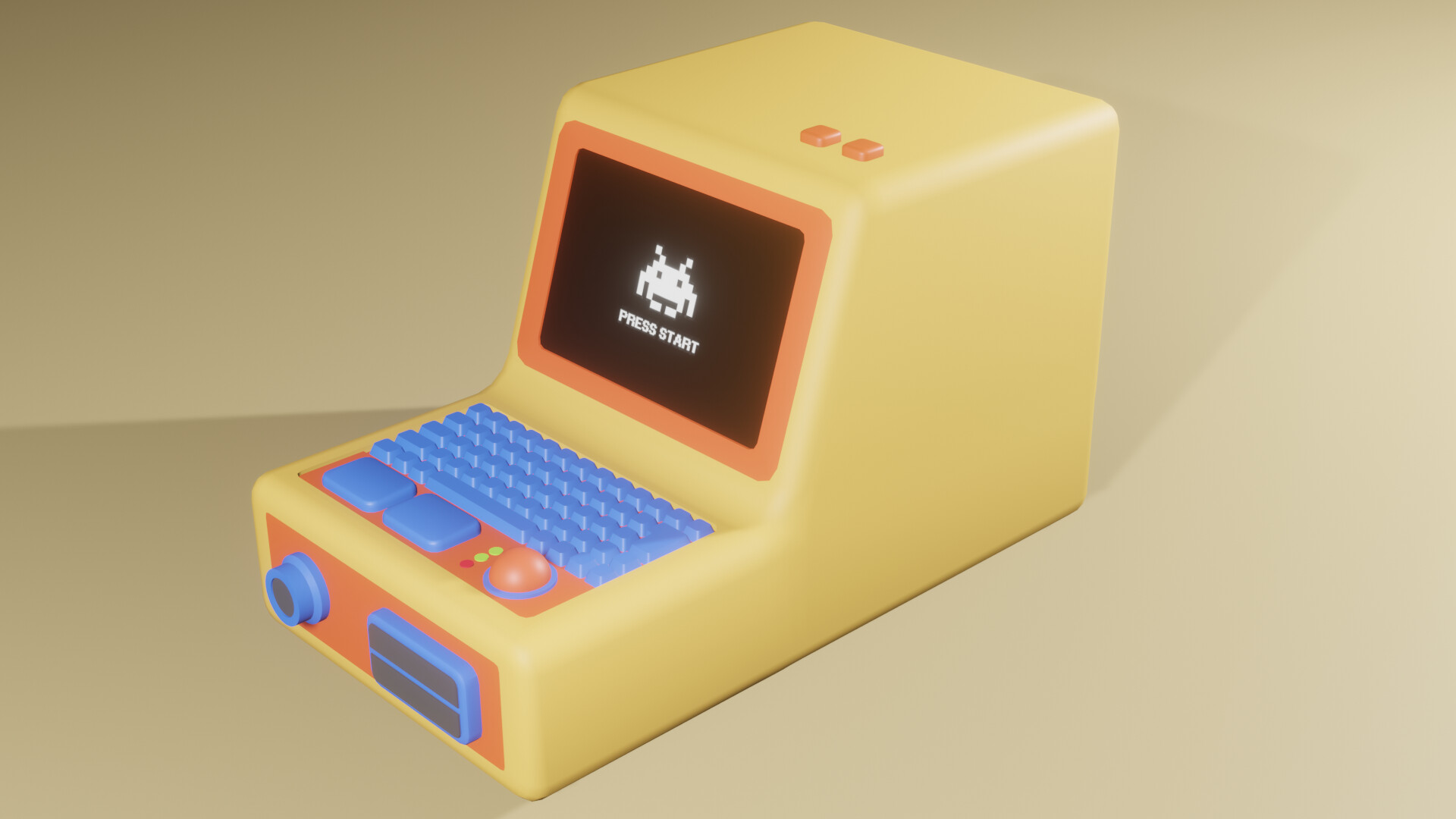 ArtStation - Cute computer