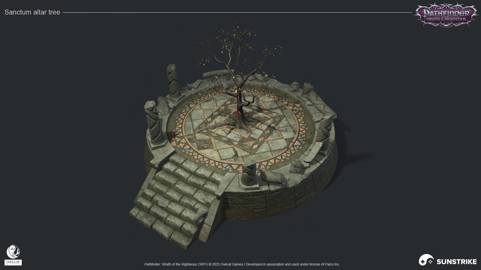 SunStrike Studios - Altar tree and dolmen 3D renders and concept art ...