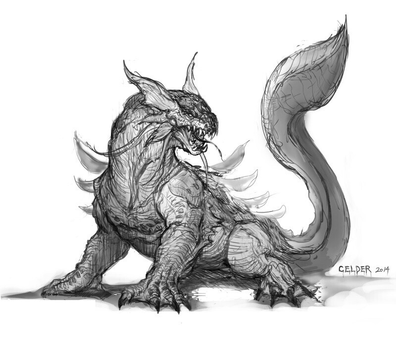 ArtStation - Creature rough sketch