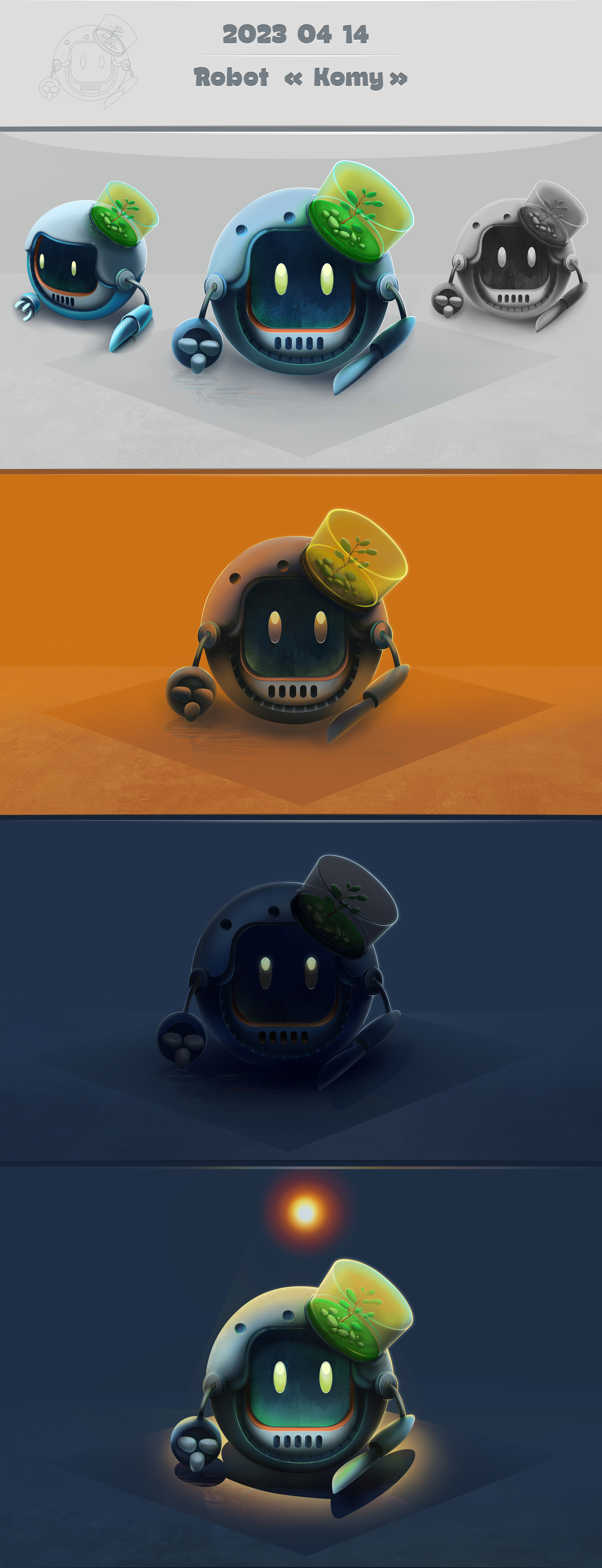 ArtStation - "Komy" robot