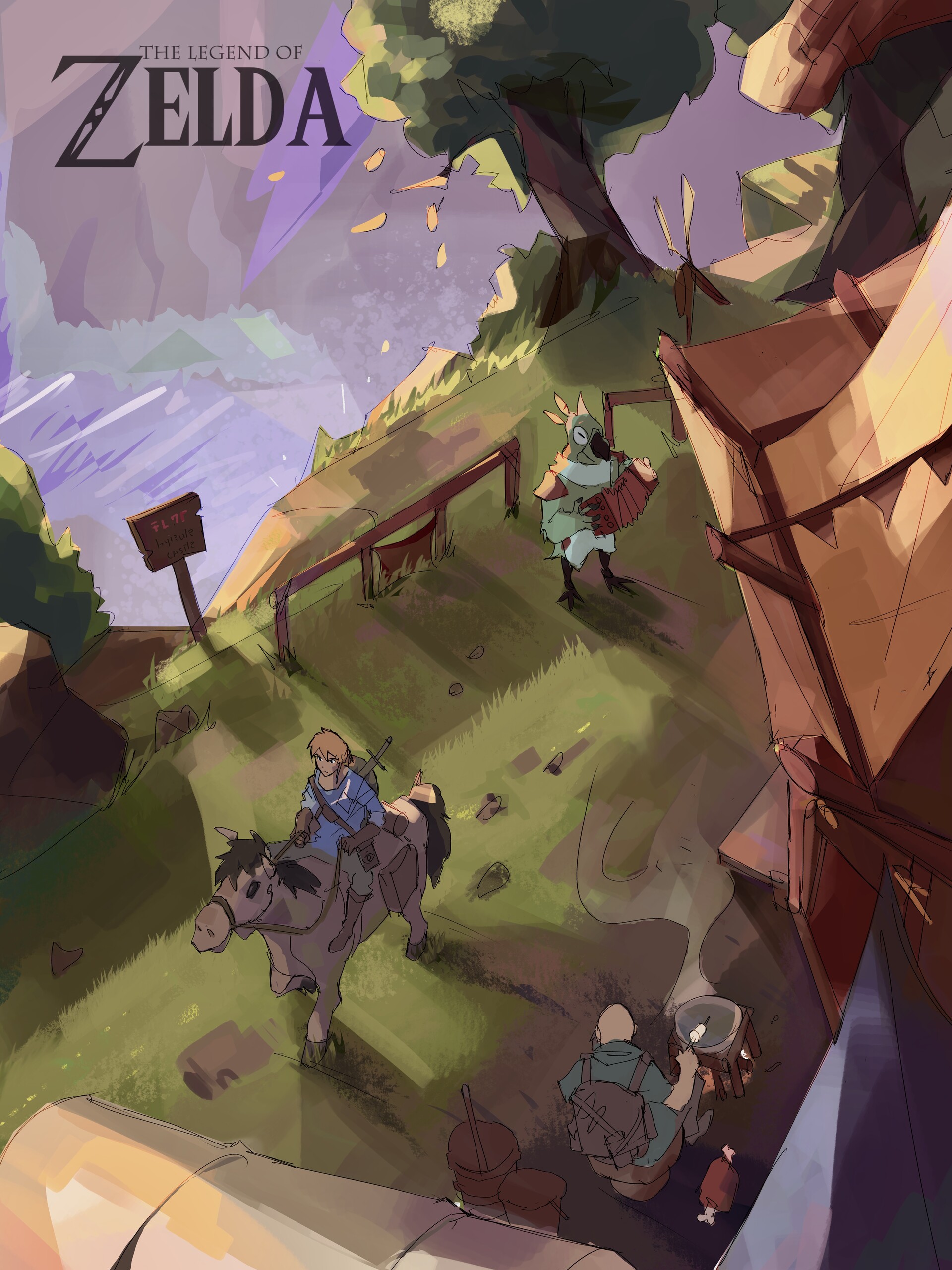 ArtStation - Zelda artwork