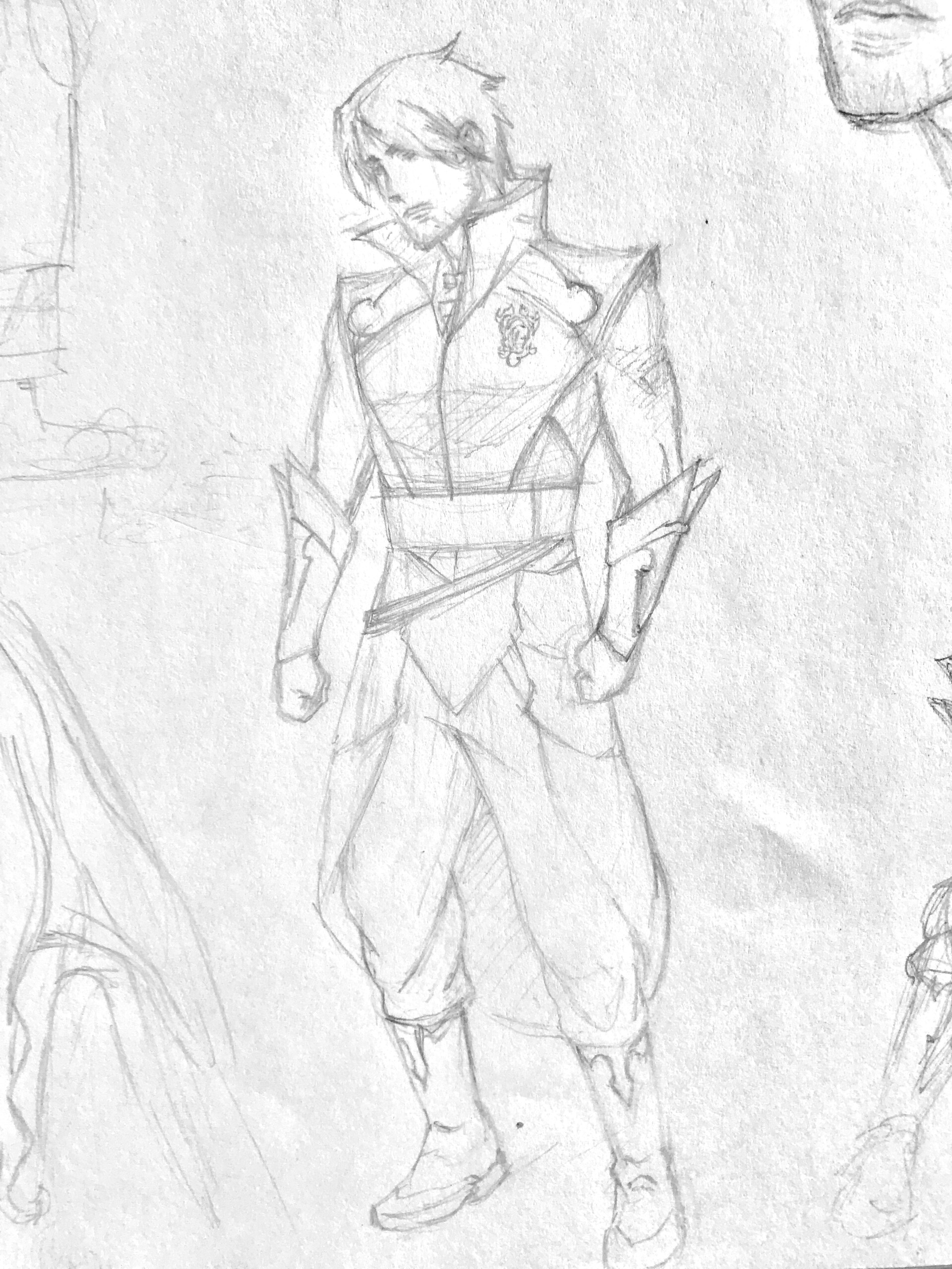 ArtStation - Castlevania: Trevor Pencil sketch from Reference