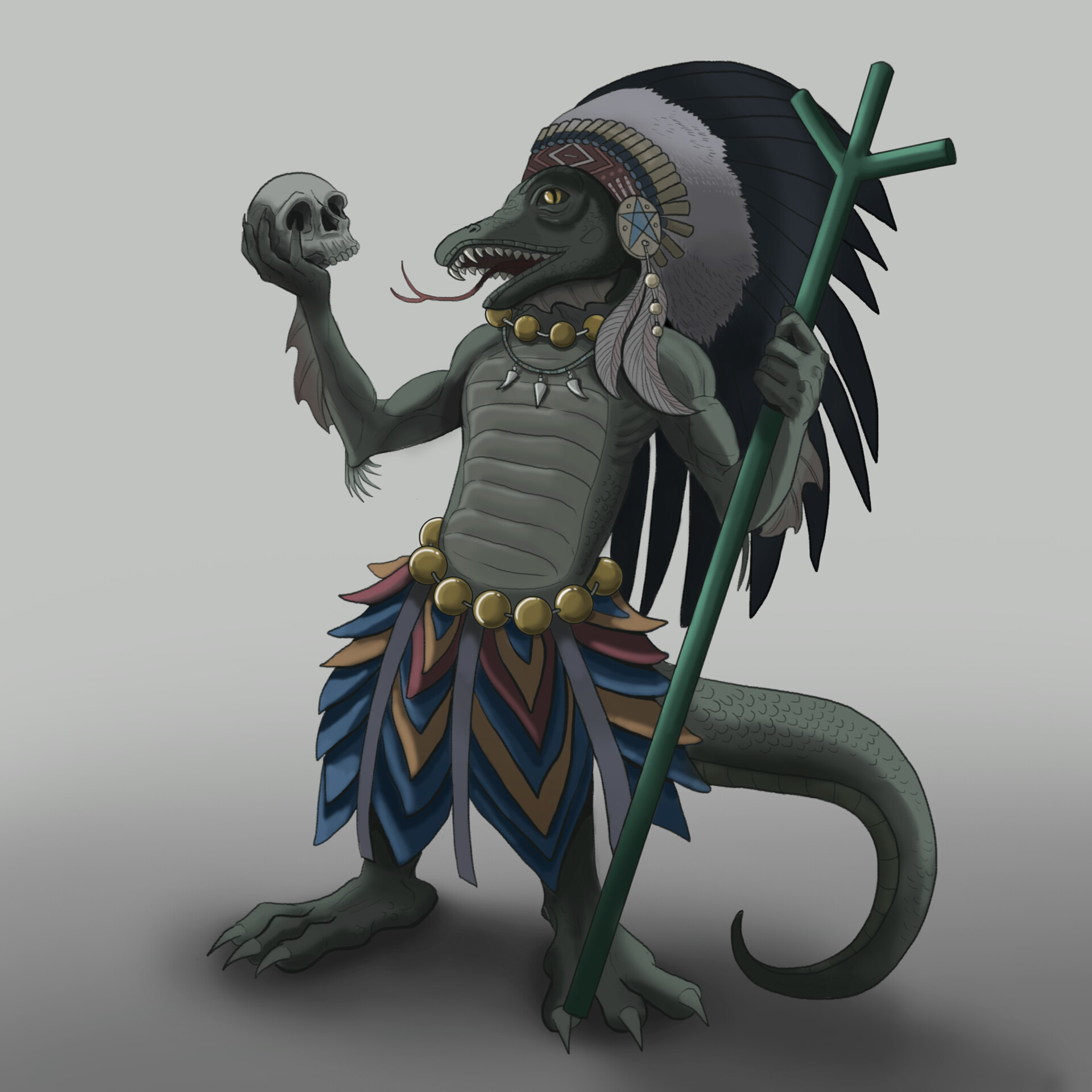 ArtStation - Lizard Shaman