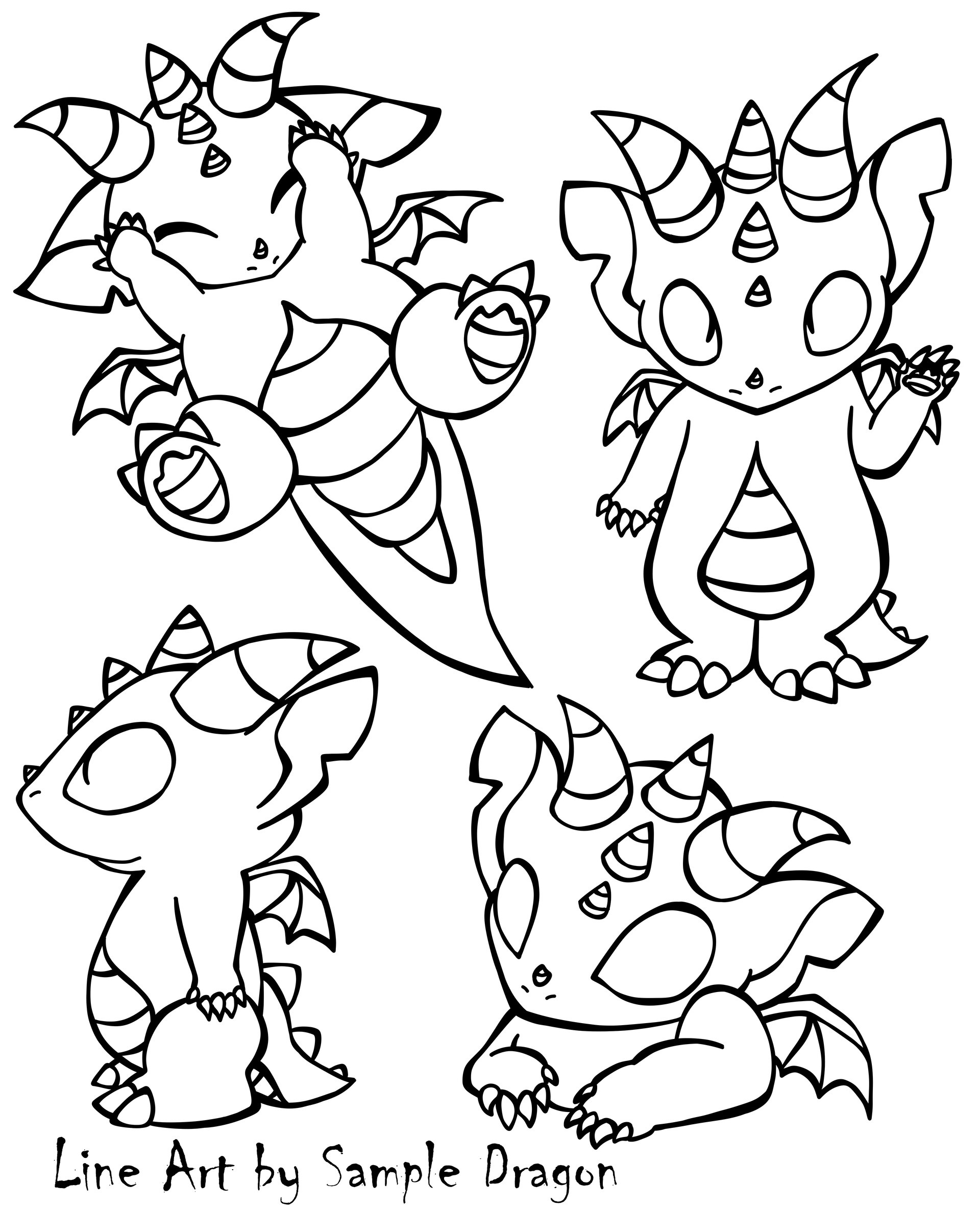 dragon math coloring page