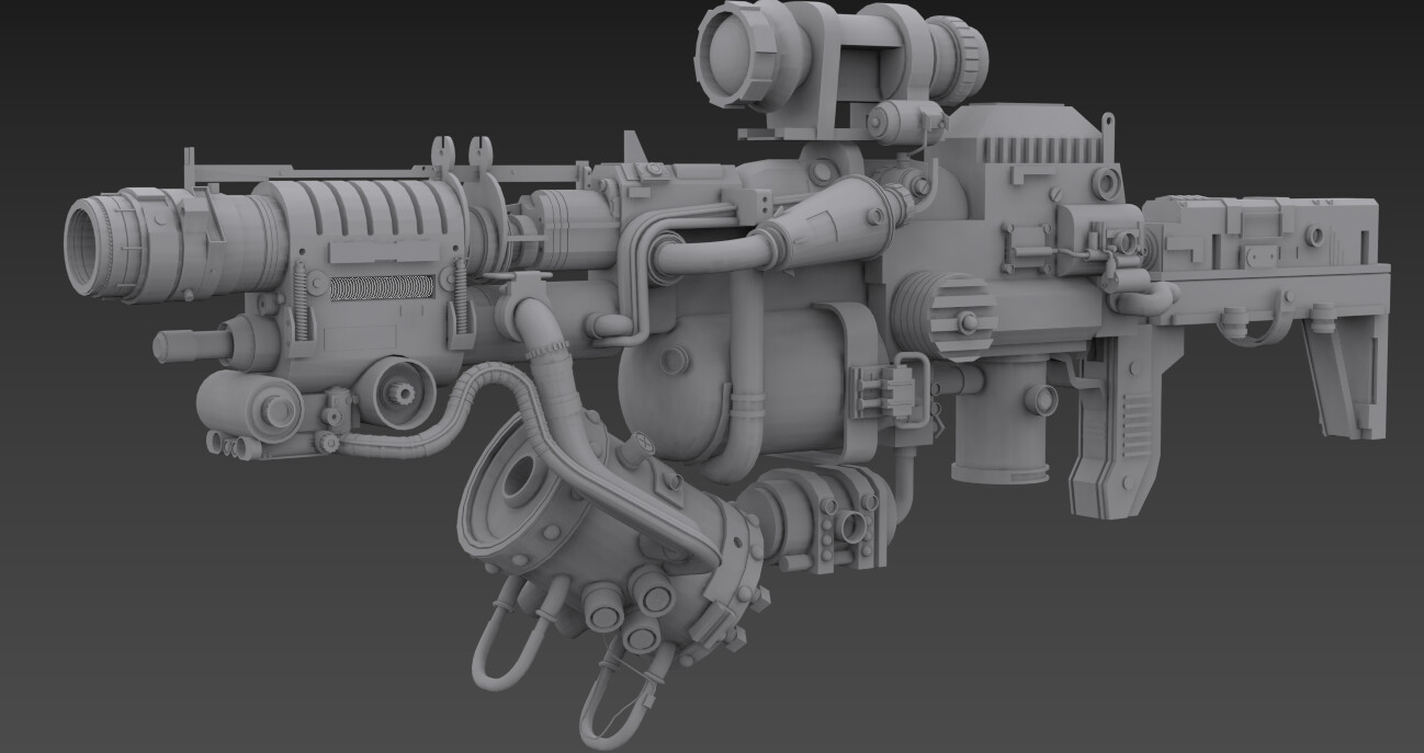 ArtStation - Laser Gun