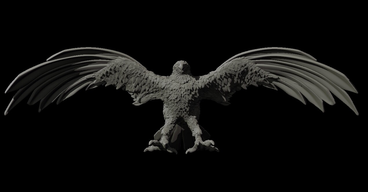 ArtStation - Eagle for 3D printing