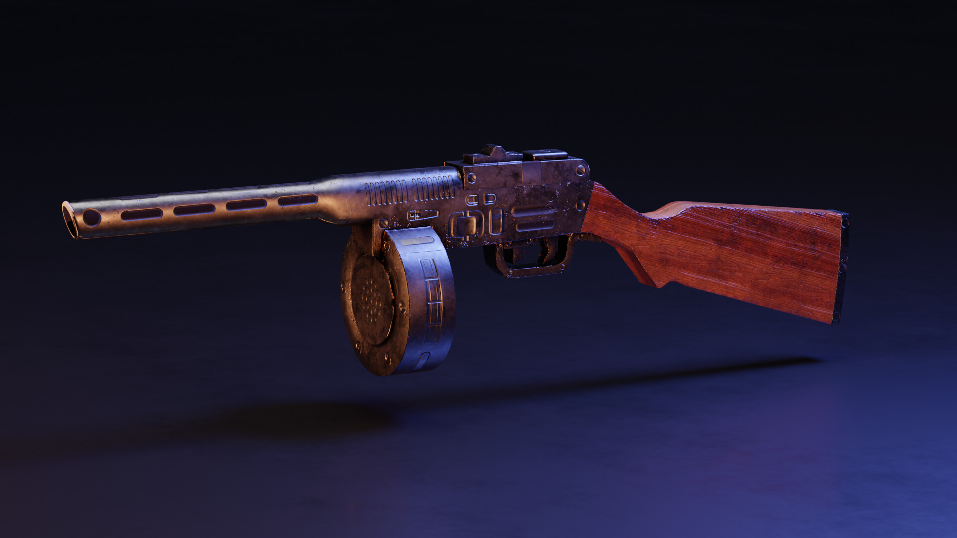 ArtStation - Gun (Height and normal map Map )