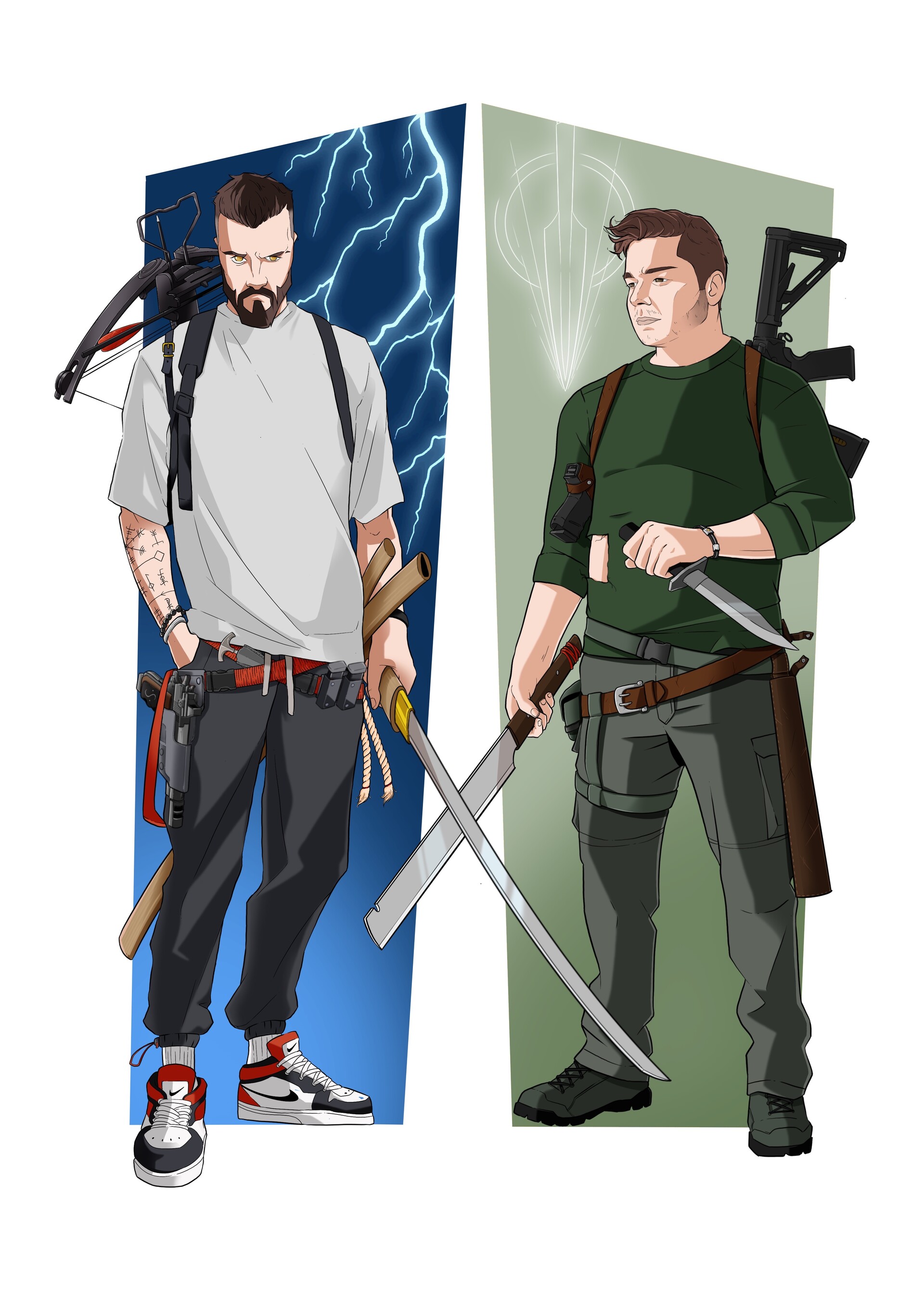 ArtStation - Apocalypse Survivor - Brothers