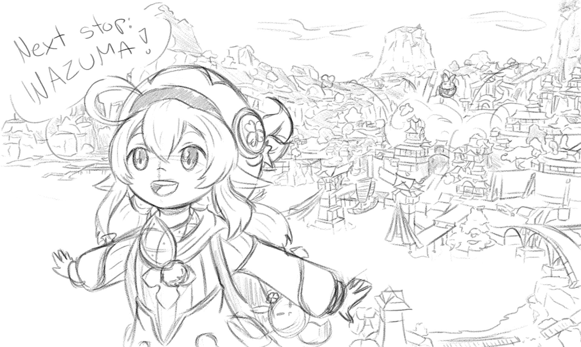 klee genshin impact coloring pages