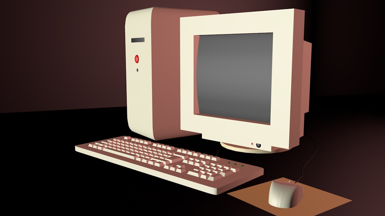 ArtStation - Old Computer