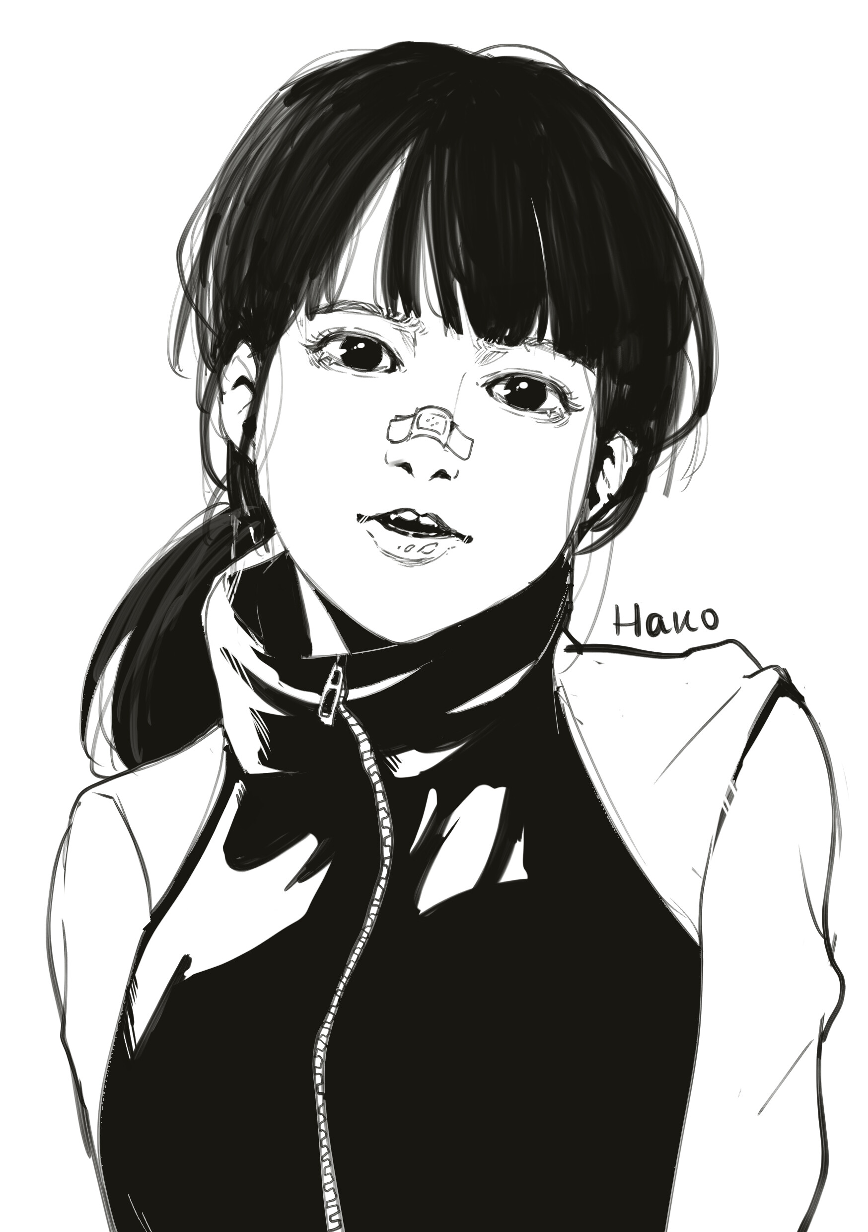 ArtStation - BW character comic sample