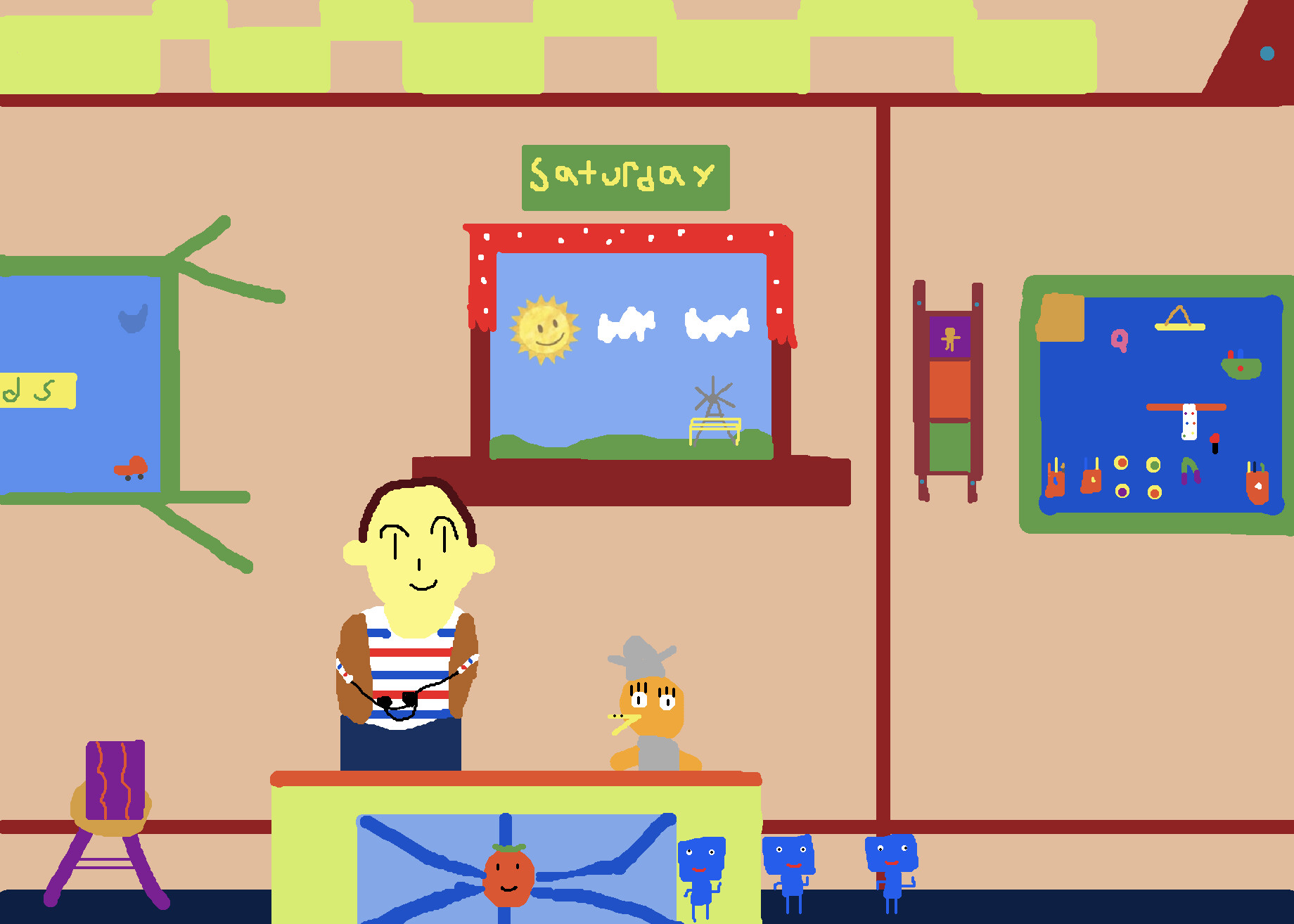 ArtStation - Five Little Robots (The Sunny Side Up Show)