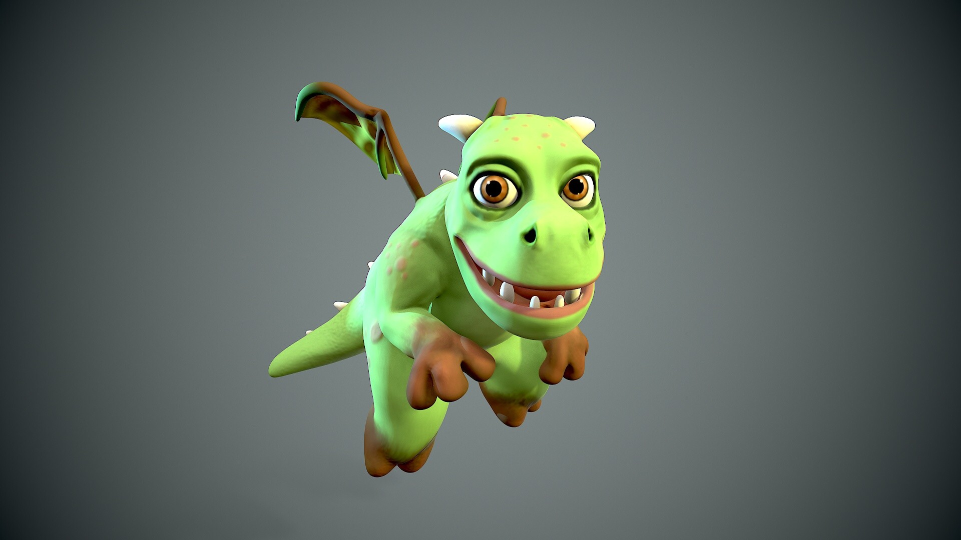 ArtStation - cartoon young dragon