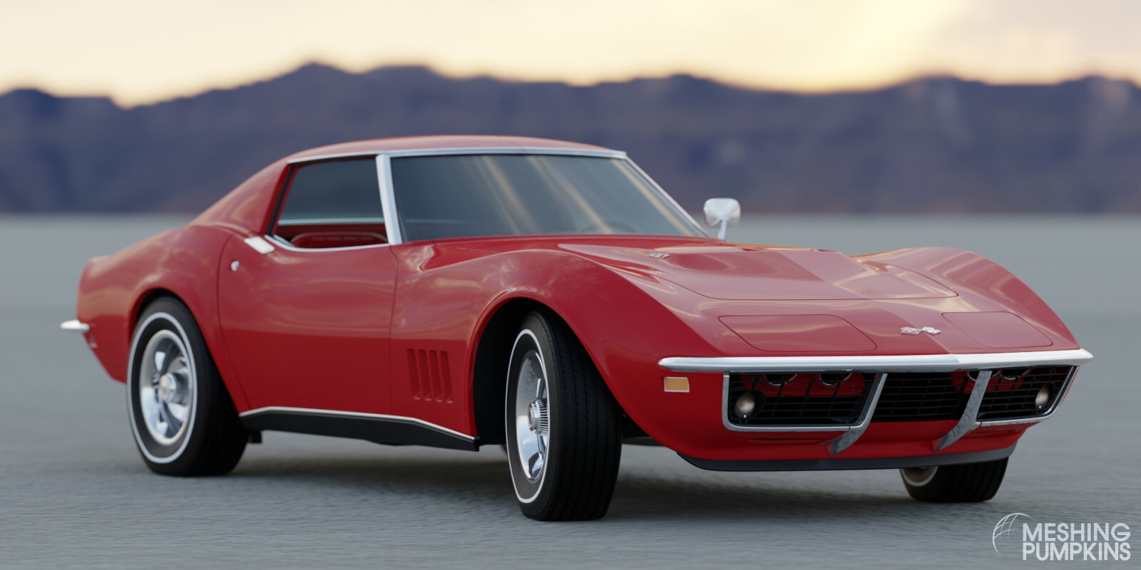 ArtStation - 1968 Chevrolet Corvette C3 Stingray Coupe