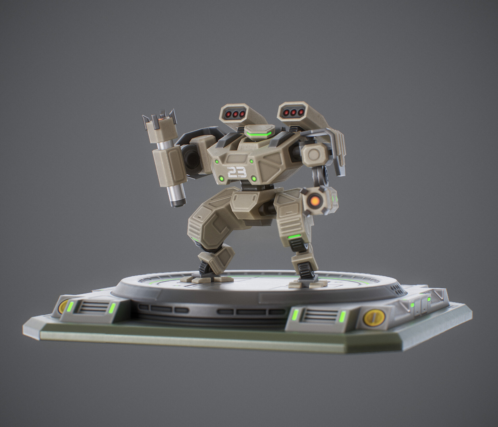 ArtStation - Concept - Tiny Battle Bot